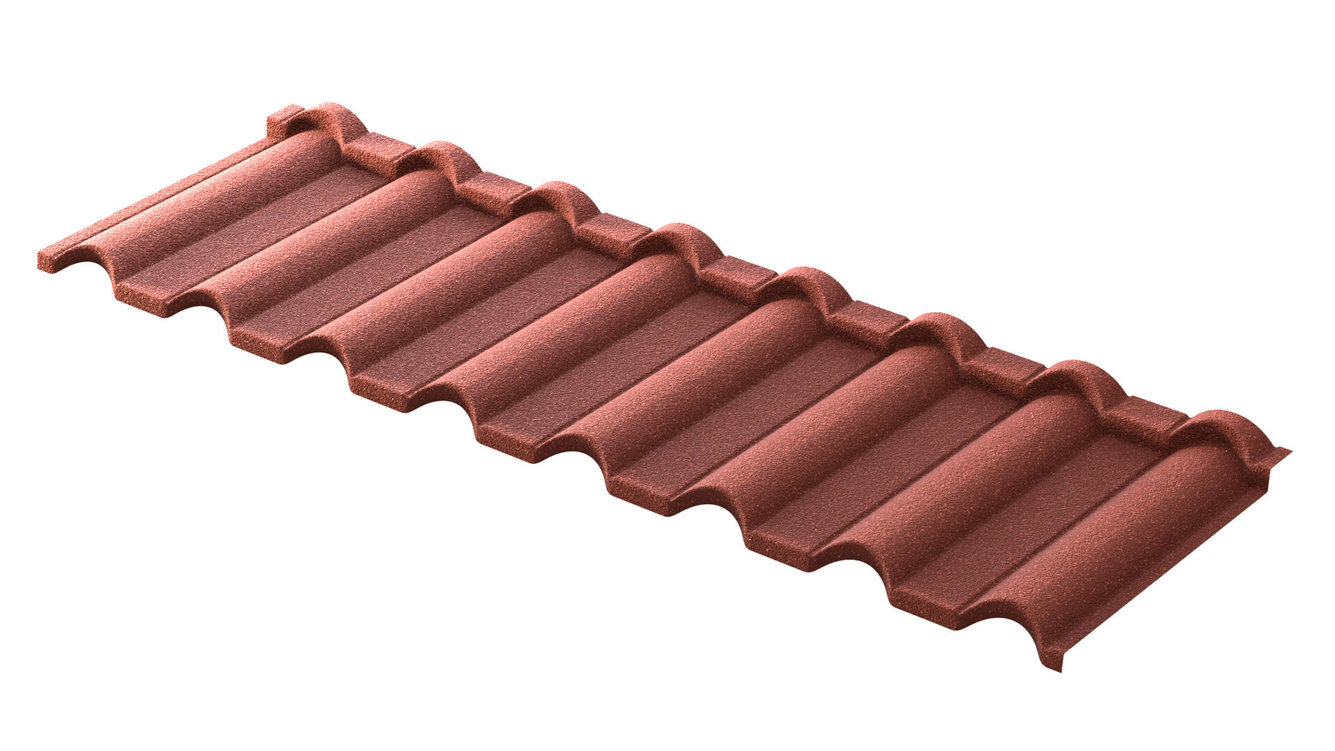 Plaque de toiture imitation tuiles en acier Easy-Tuile PRO Gallo en ...