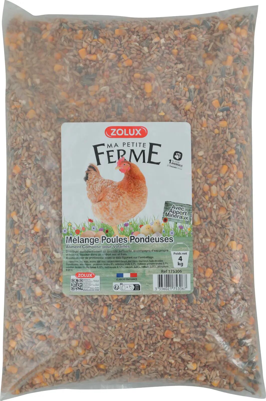 Melange poule pondeuse 4kg | Leroy Merlin