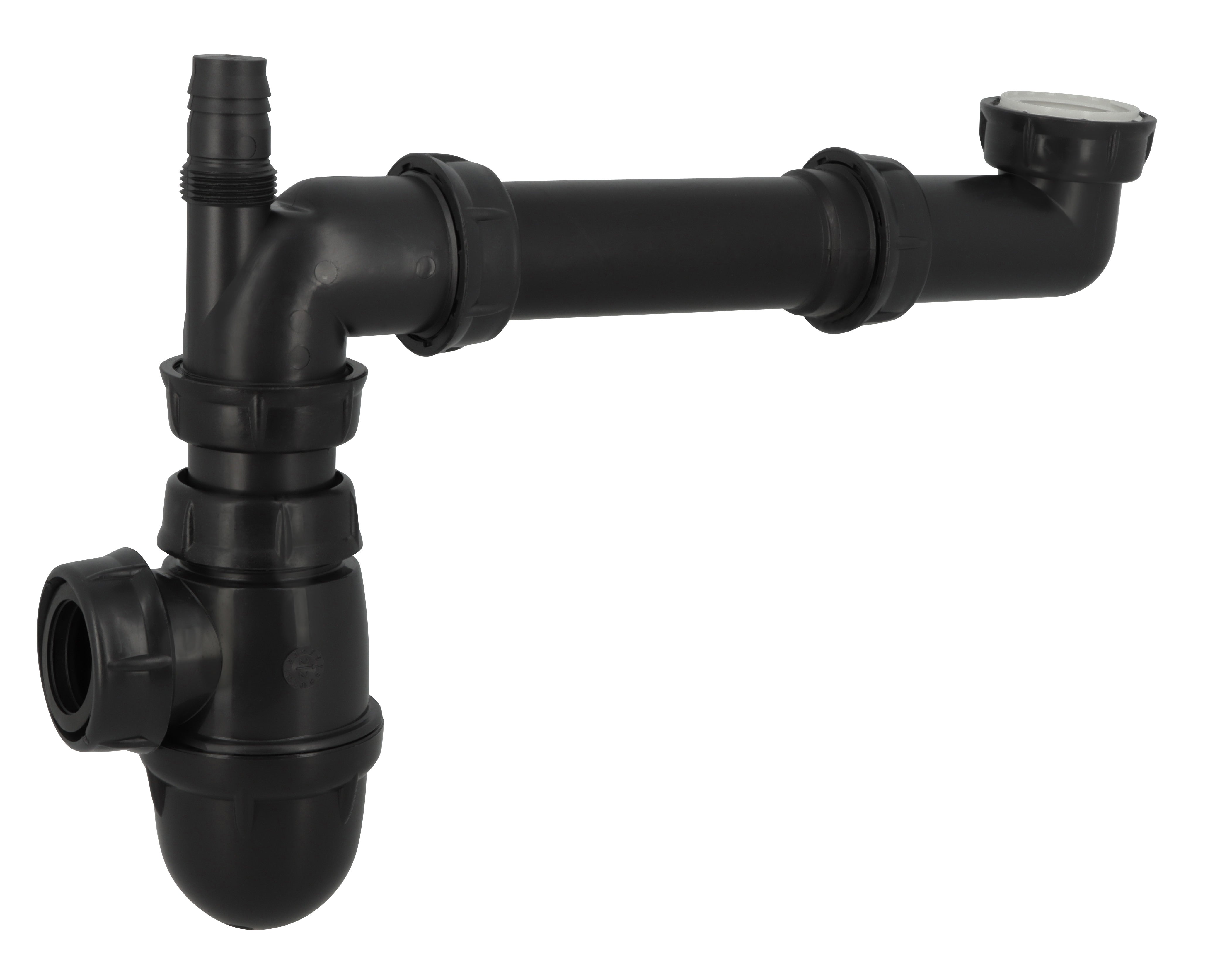 Siphon pour lavabo recyclé gain de place Diam.1" 1/4 (32mm), NICOLL ...