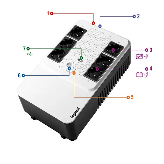 Onduleur Keor multiplug 800VA LEGRAND | Leroy Merlin
