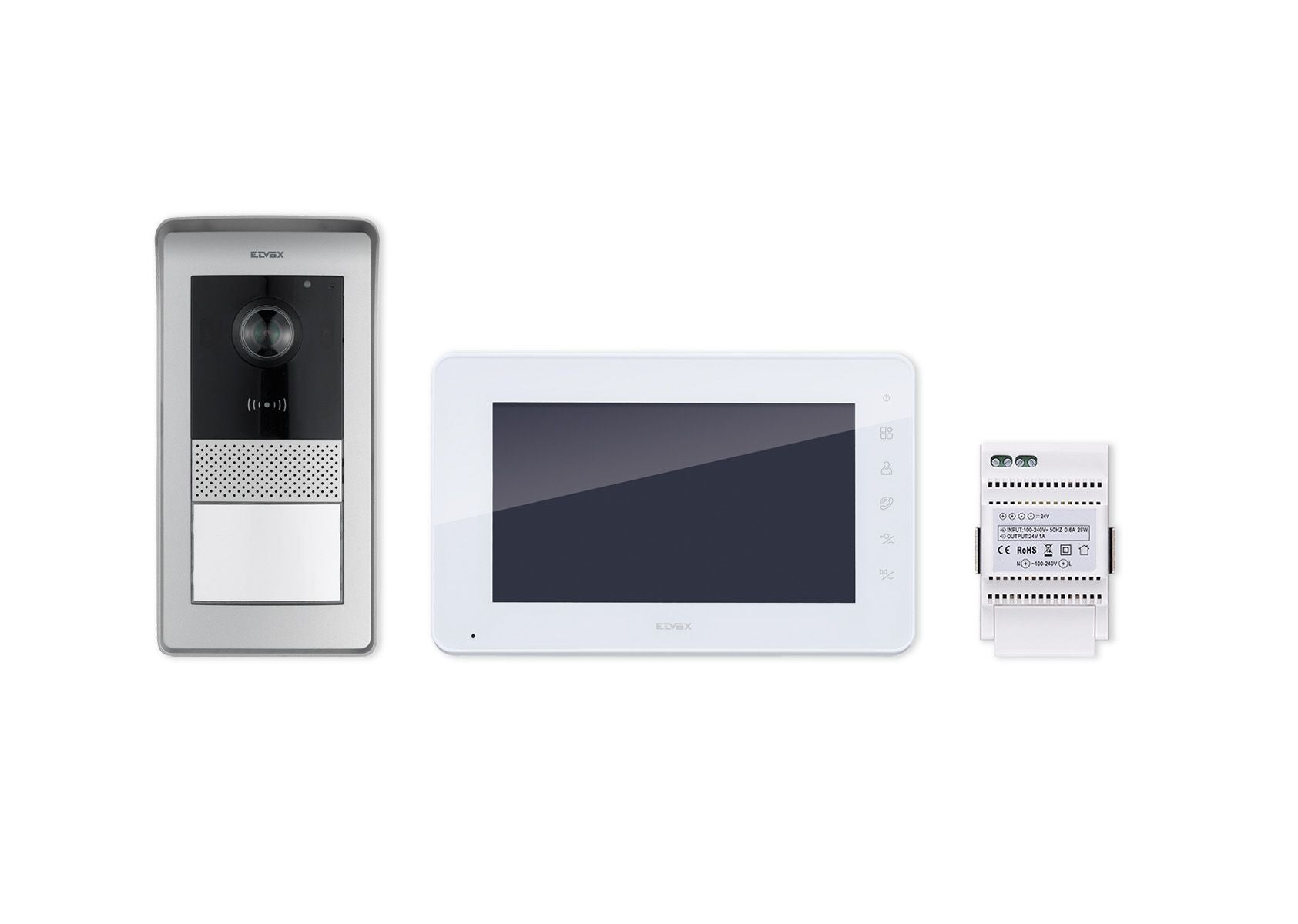 Videocitofono con filo ELVOX VIMAR K42930 2 fili TFT LCD 7" , 6 ...