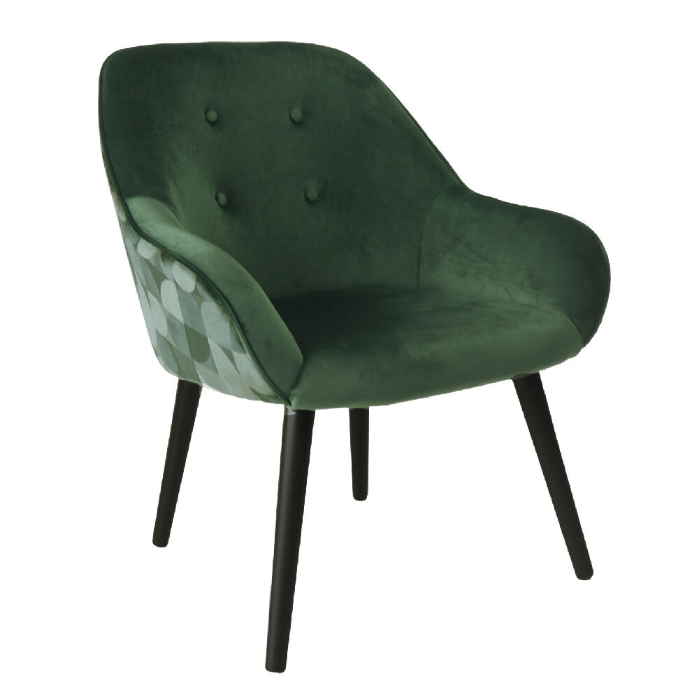 Fauteuil Atrius, vert L.65 cm x H.80 cm | Leroy Merlin