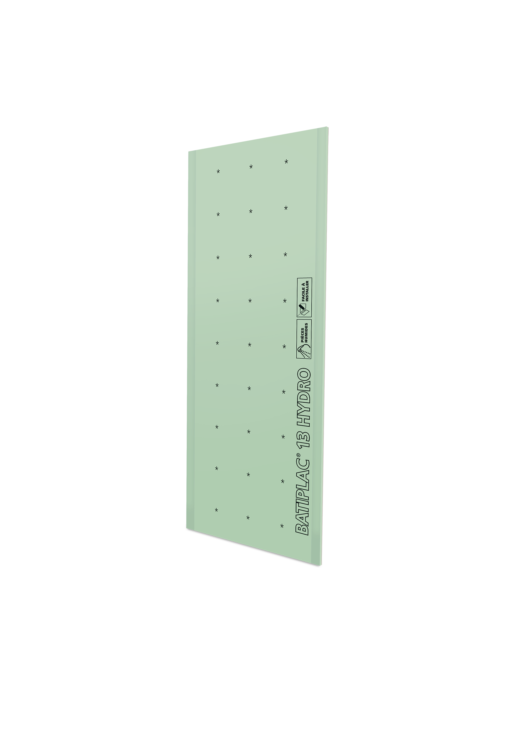 Plaque de plâtre BA13 hydrofuge NF 280 x 120 cm BATIPLAC | Leroy Merlin