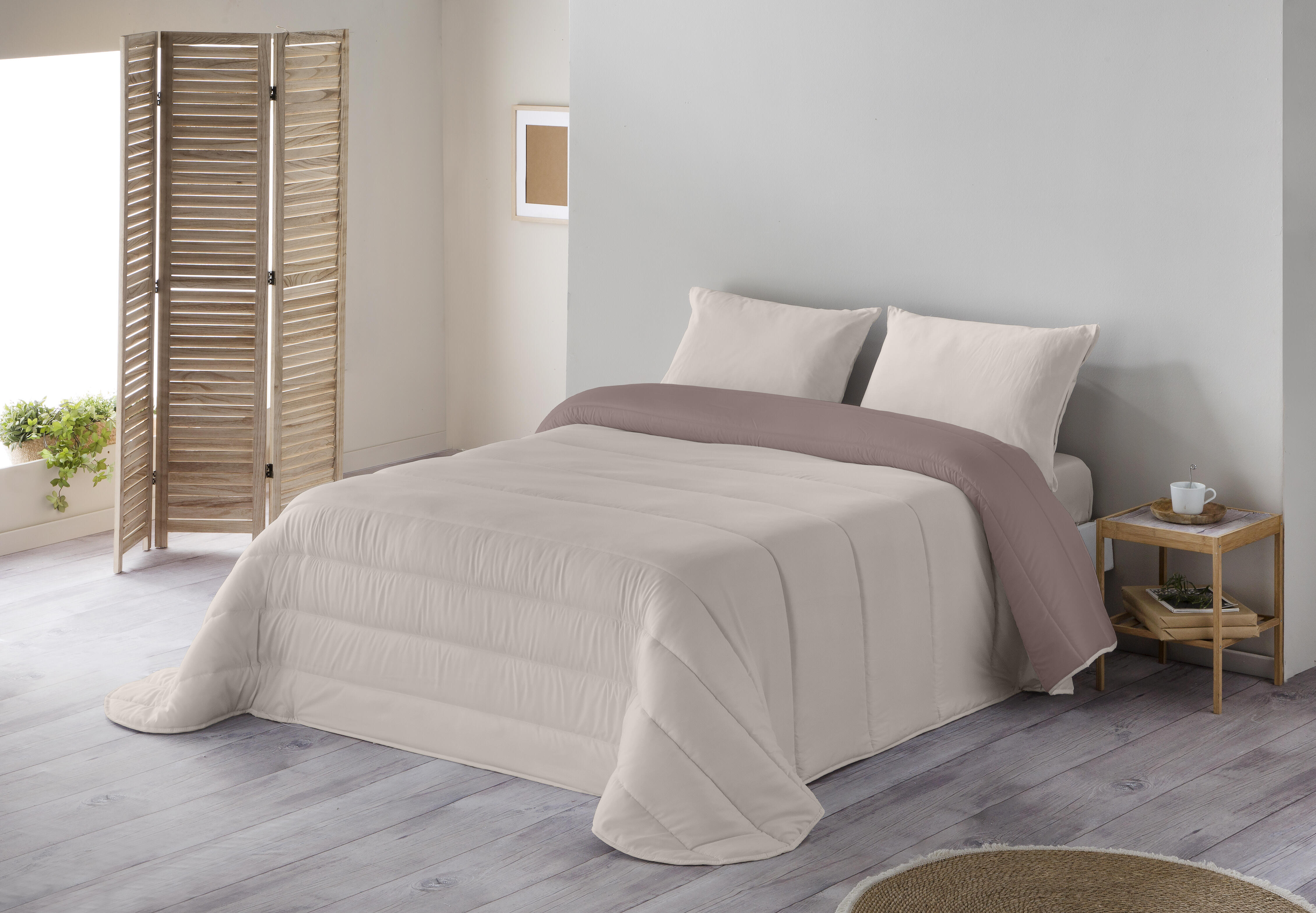 Edredón nórdico Topo/Piedra para cama de 90 cm | Leroy Merlin