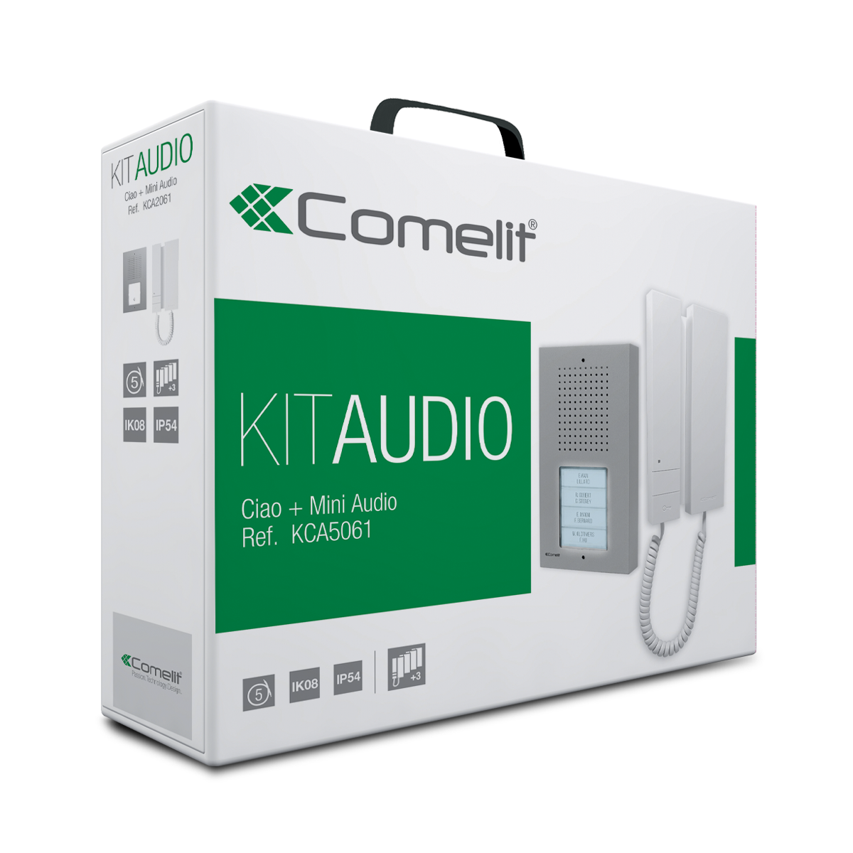 Citofono con filo COMELIT 5 fili 2 pulsanti bianco | Leroy Merlin