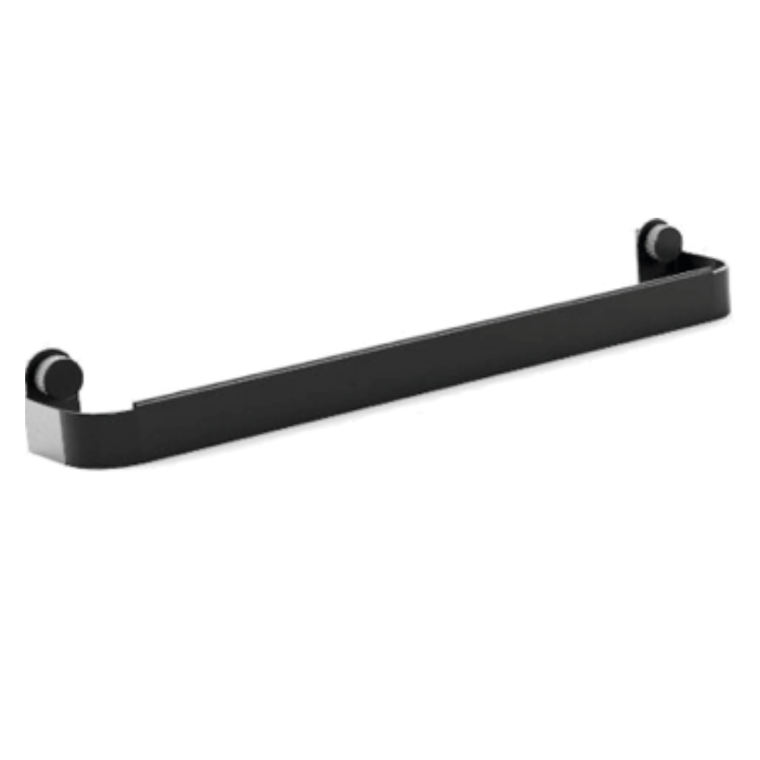 Toallero para mampara Doppia negro | Leroy Merlin