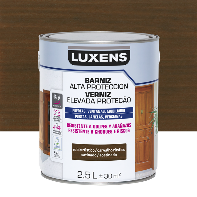 Barniz color madera para exteriores: protección y fácil aplicación