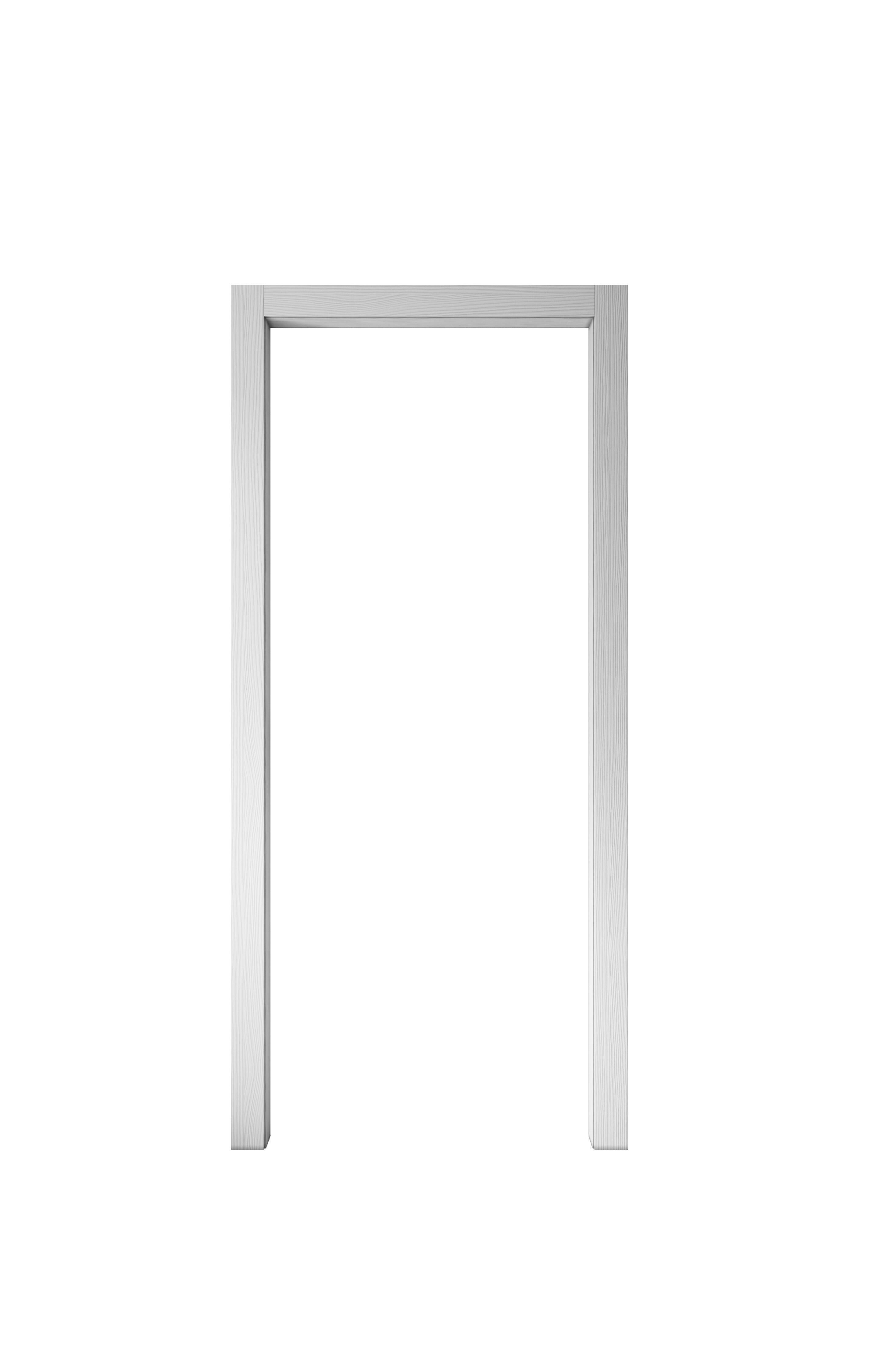 Telaio per porta Telaio Passaggio Bco 70X210 8,5/16,5 in legno bianco L ...