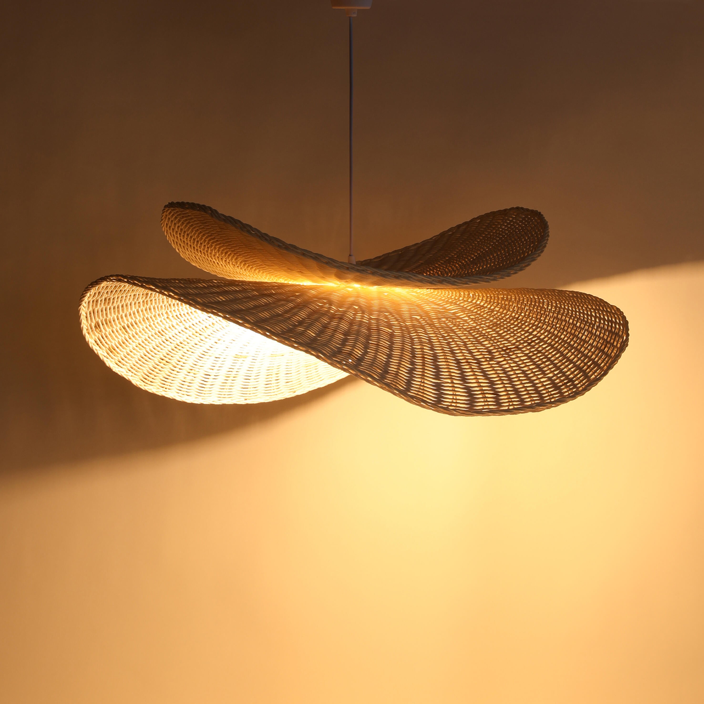 Suspension Padang xl, rotin, Diam.58 cm, E27 | Leroy Merlin