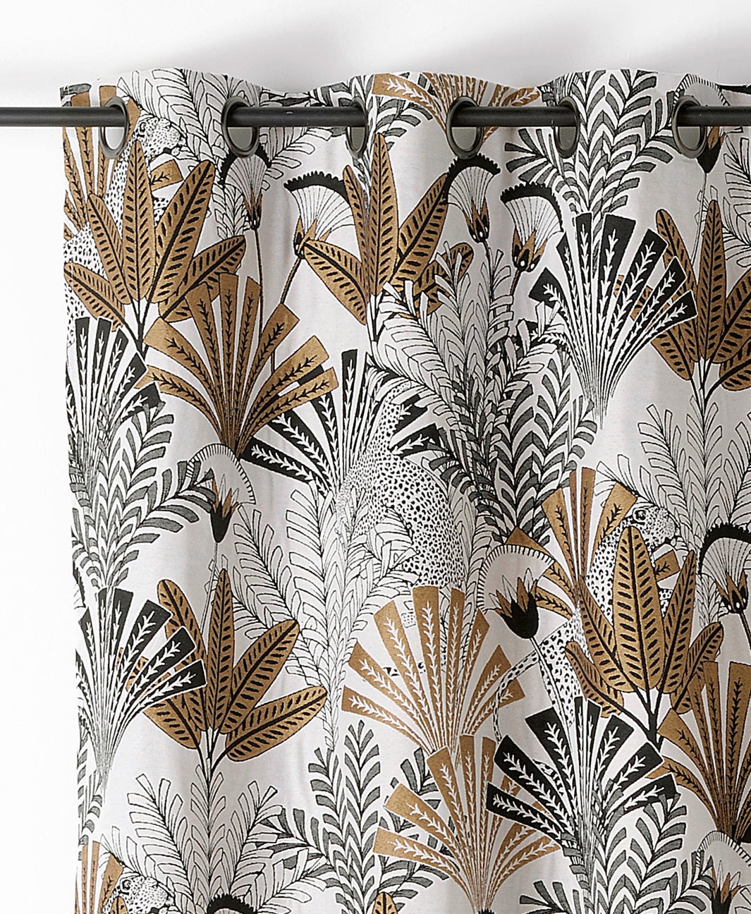 Rideau tamisant, Louxor, ocre jaune H.240 x l.140 cm | Leroy Merlin