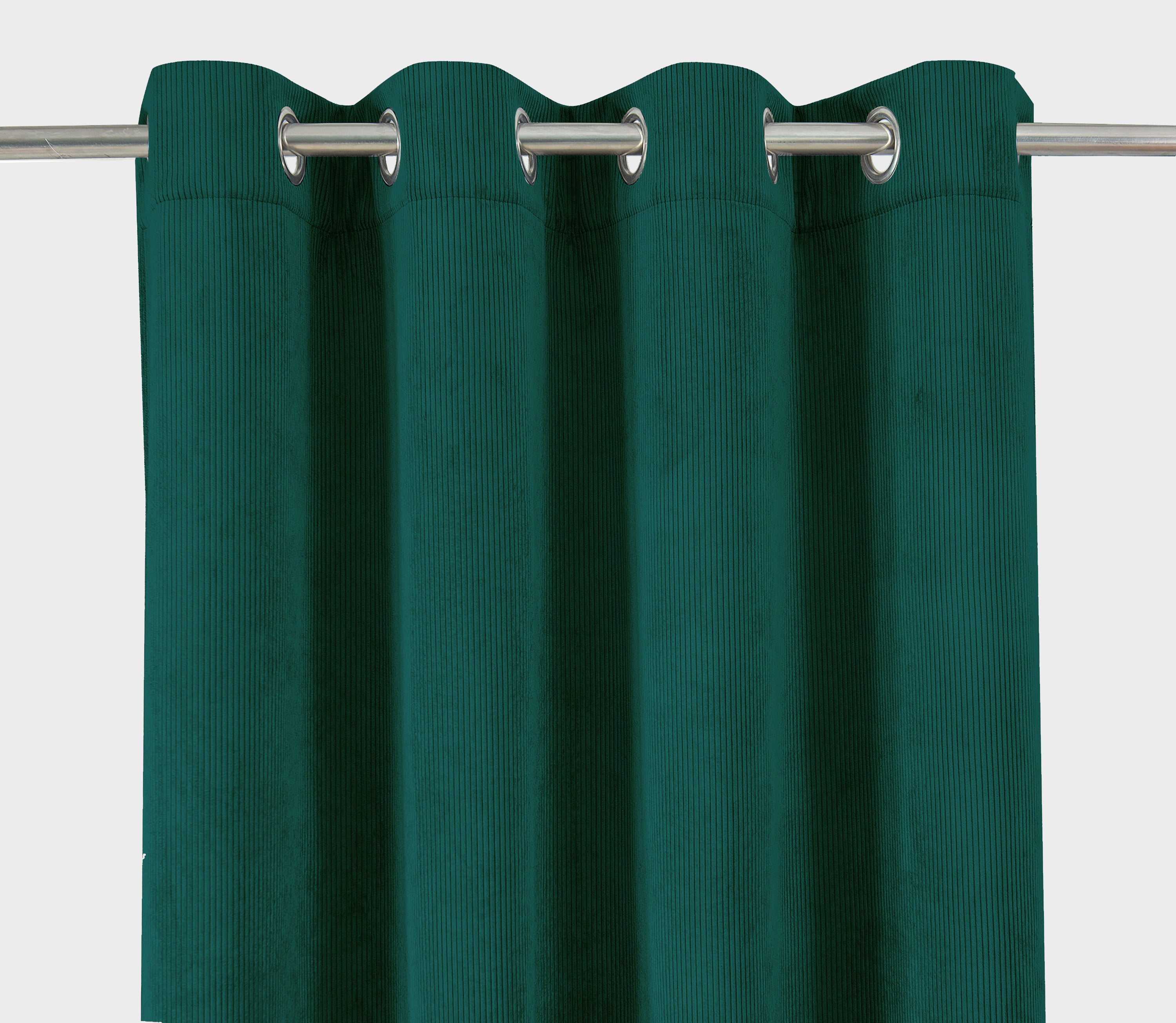 Rideau occultant, Glasgow, vert H.260 x l.140 cm | Leroy Merlin