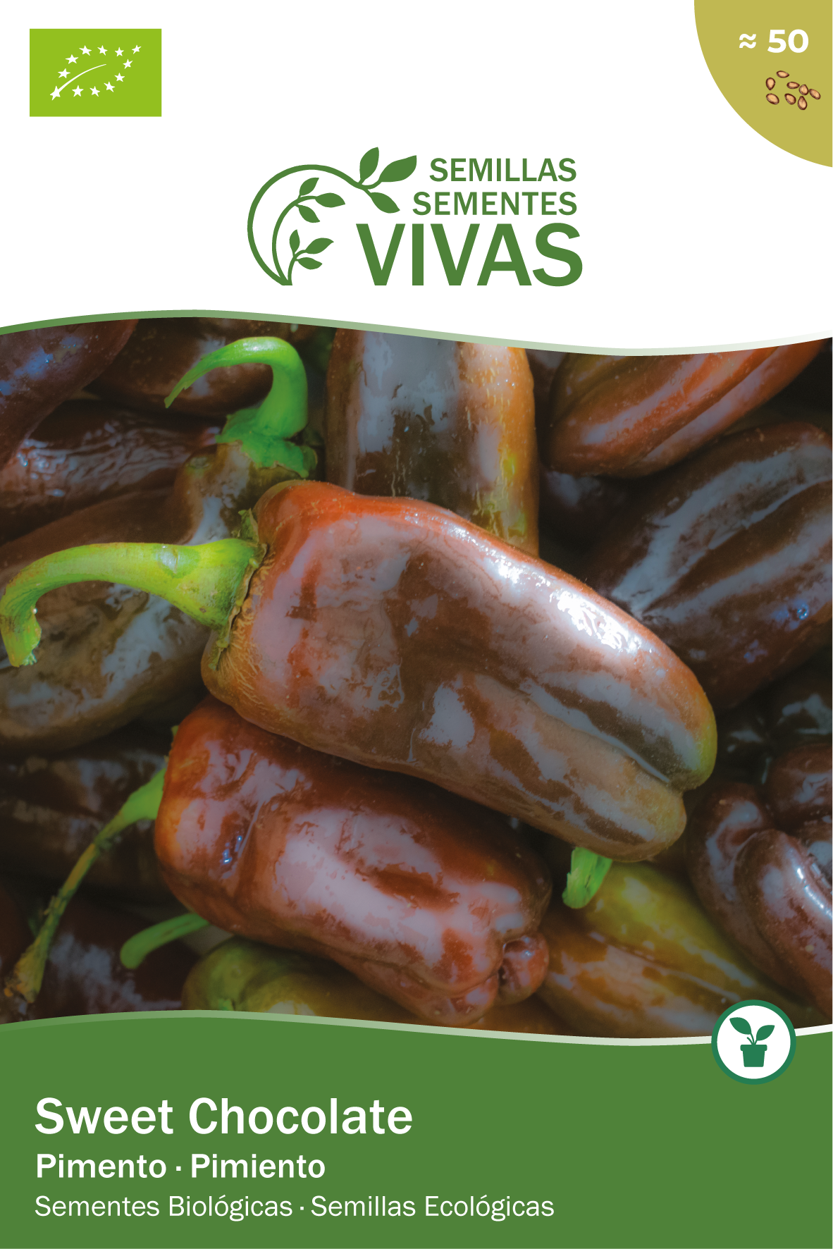 Semilla de pimiento sweet chocolate Bio | Leroy Merlin