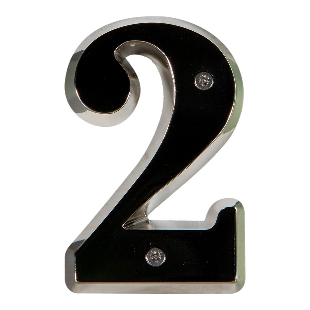 Chiffre 2 en zamak H.8 x l.1 cm | Leroy Merlin