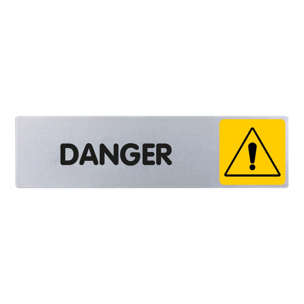 Plaque danger NOVAP pmma L.17 x H.4.5 cm | Leroy Merlin