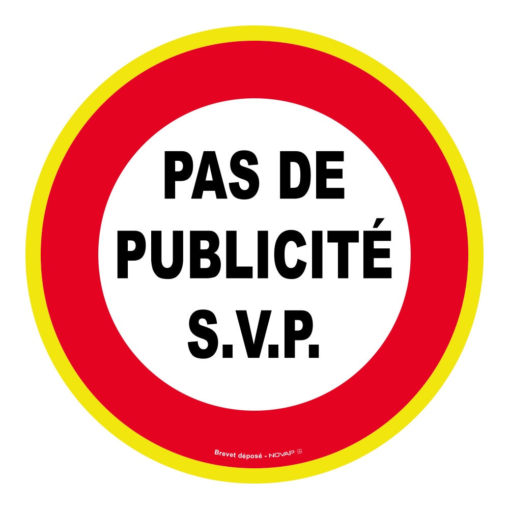 Panneau de signalisation NOVAP polystyrène L.8 x H.0.3 cm | Leroy Merlin