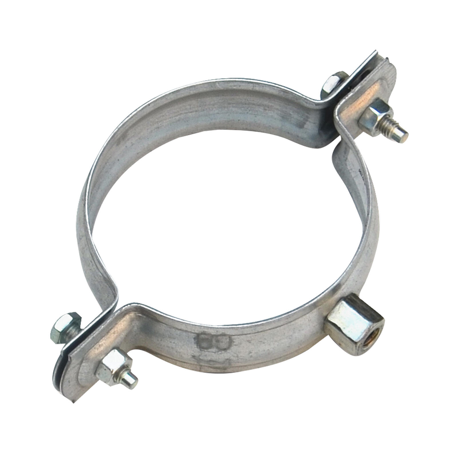 Collier à embase taraudée,gouttière développé 33cm gris acier galvanisé ...