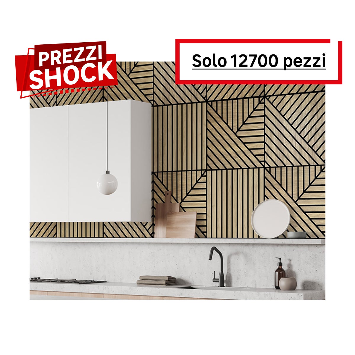 Pannello decorativo fonoassorbente idrofugo Hoogapanel Rovere chiaro L ...