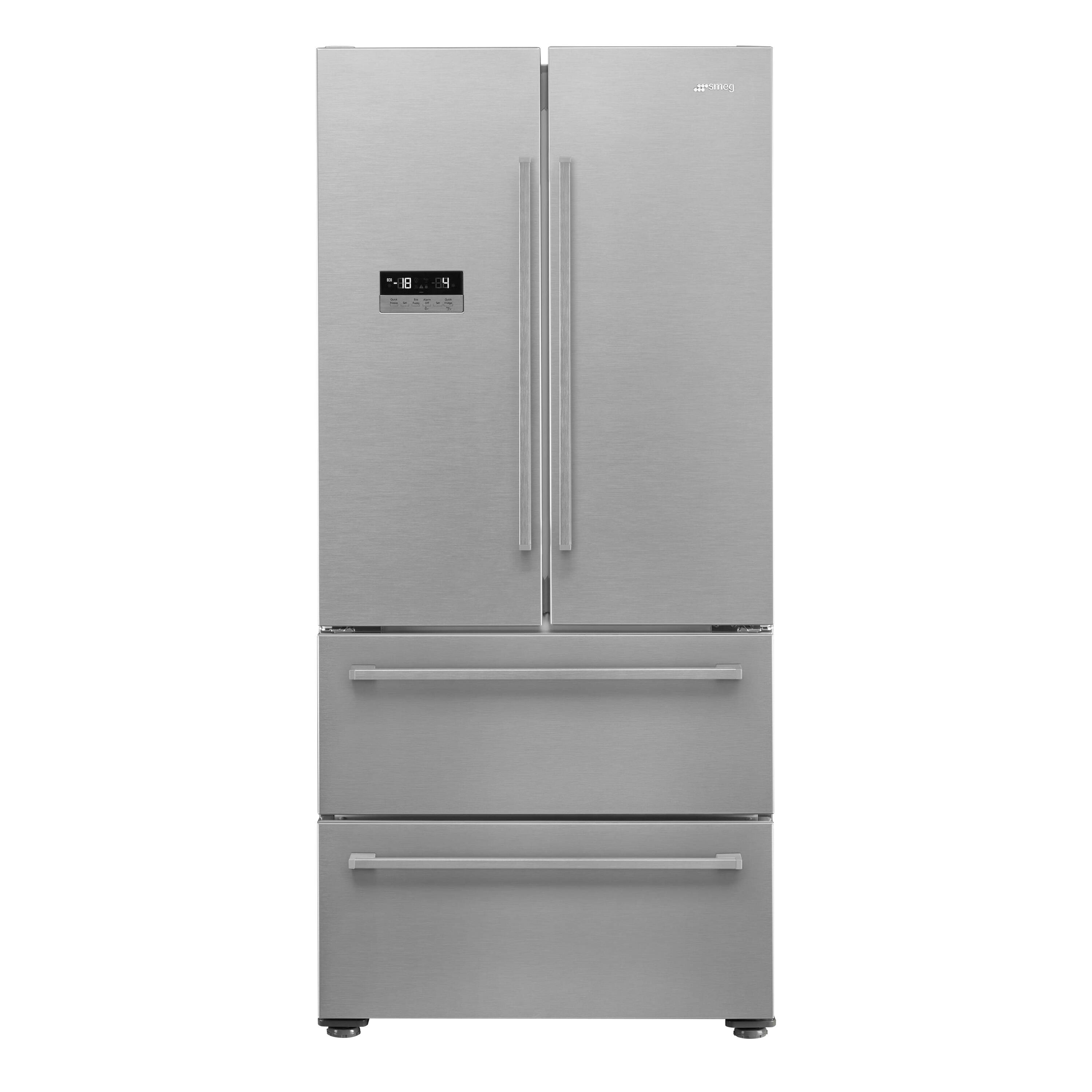 Réfrigérateur Américain Pose Libre 4 Portes 539L SMEG FQ55FXDE Gris ...