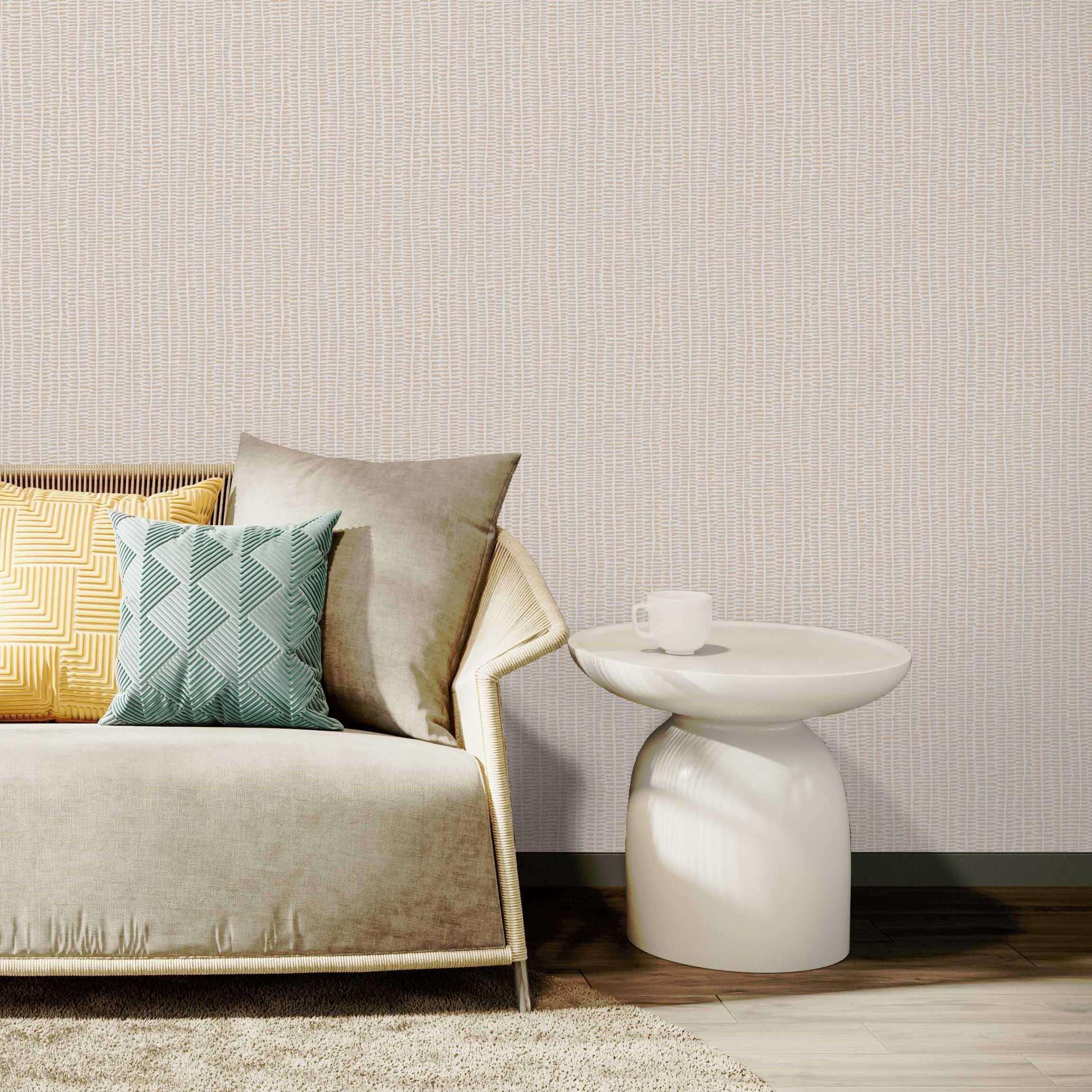 Papel pintado vinilo abstracto Aunis 2 rosa | Leroy Merlin