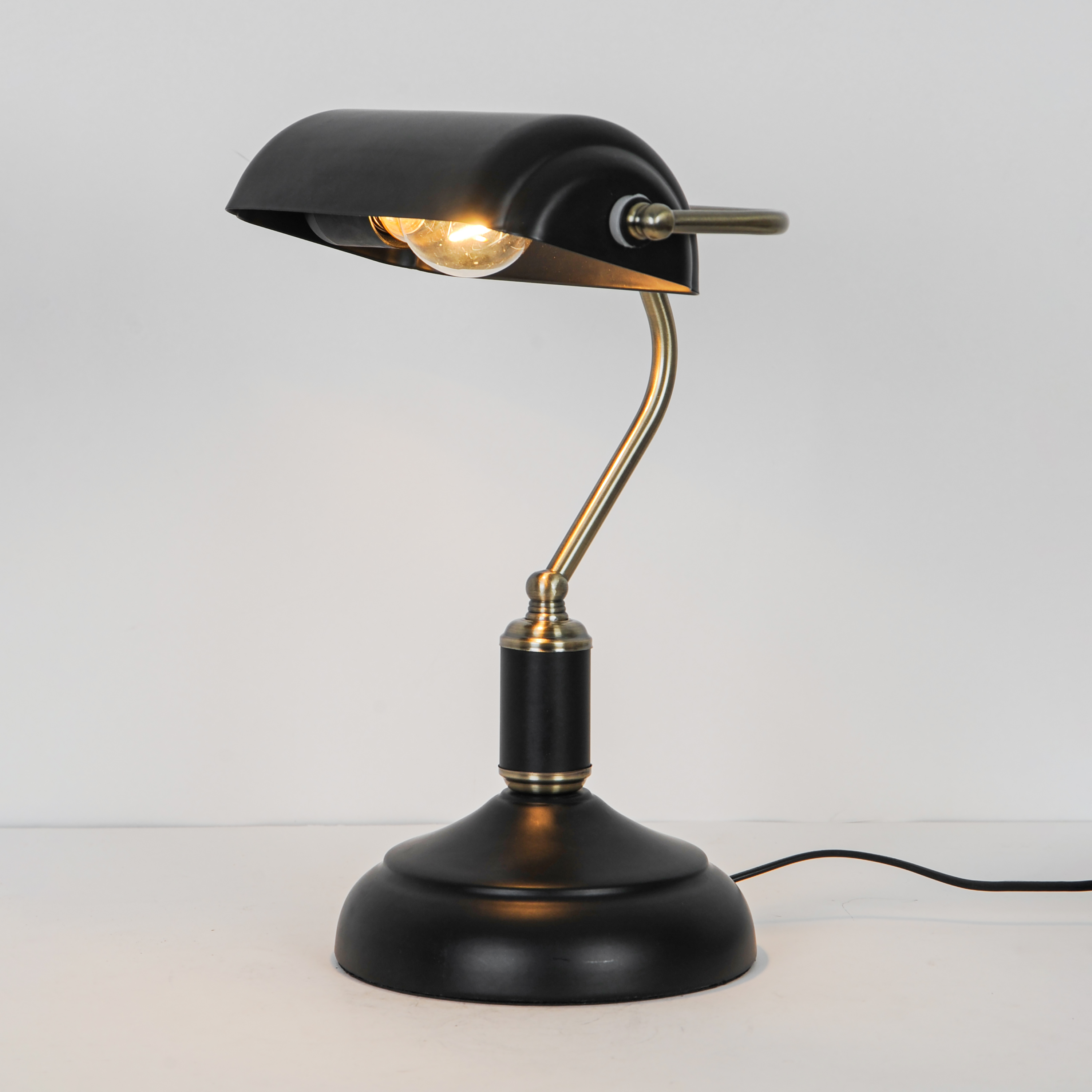 Lampe Anita, fer, noir, H.40 cm INSPIRE, E27 | Leroy Merlin