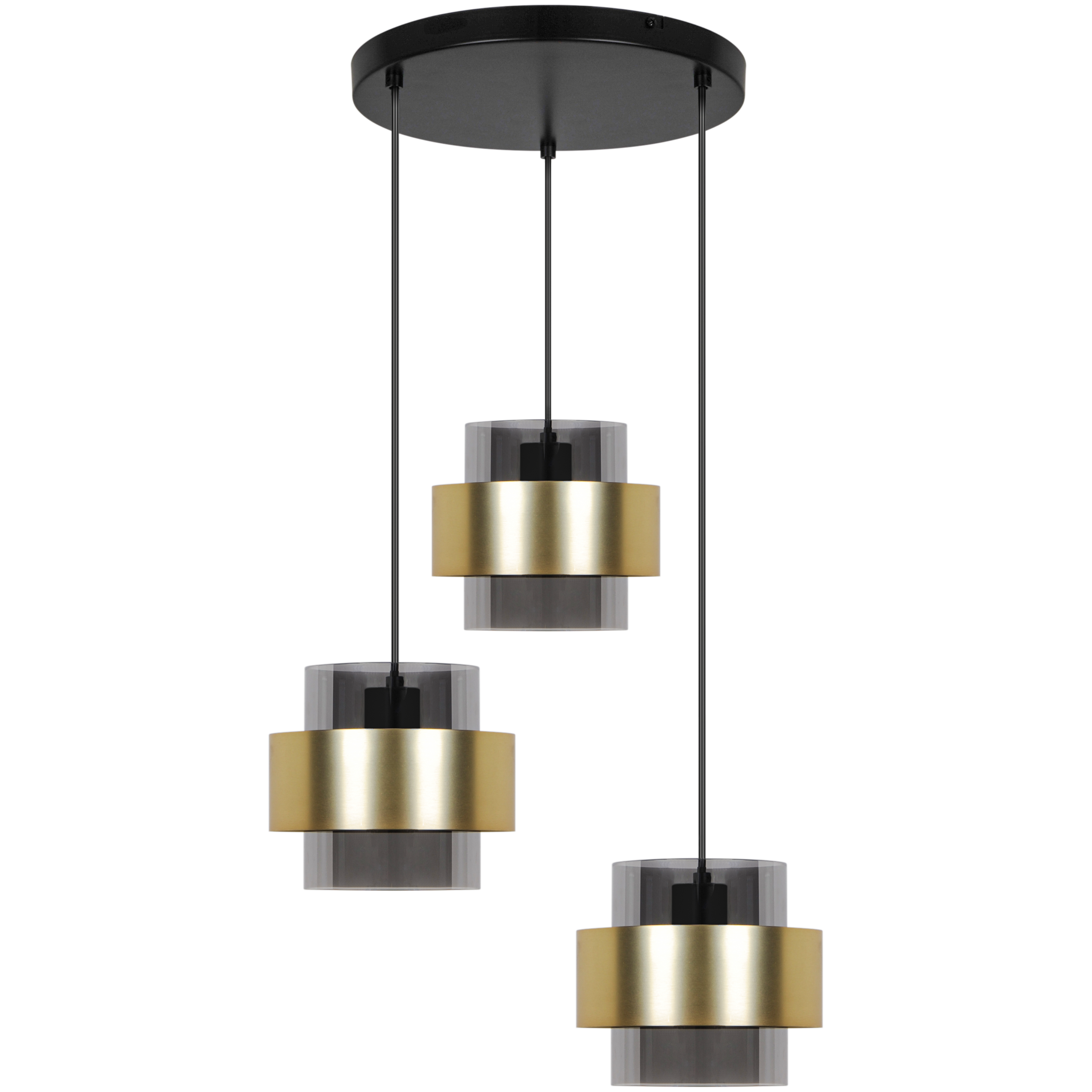 Suspension Croon cristal, or, Diam.35 cm INSPIRE, E27 | Leroy Merlin