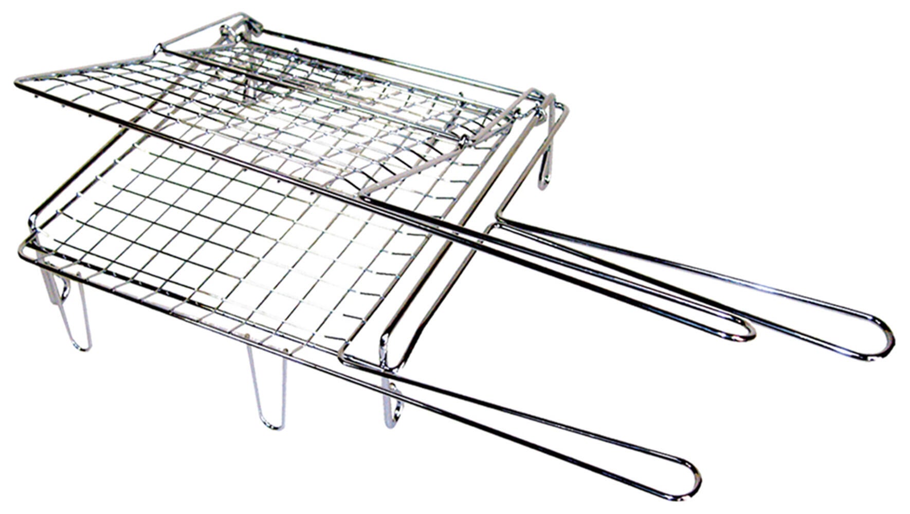 Parrilla giratoria cromada 40x10x45 cm | Leroy Merlin