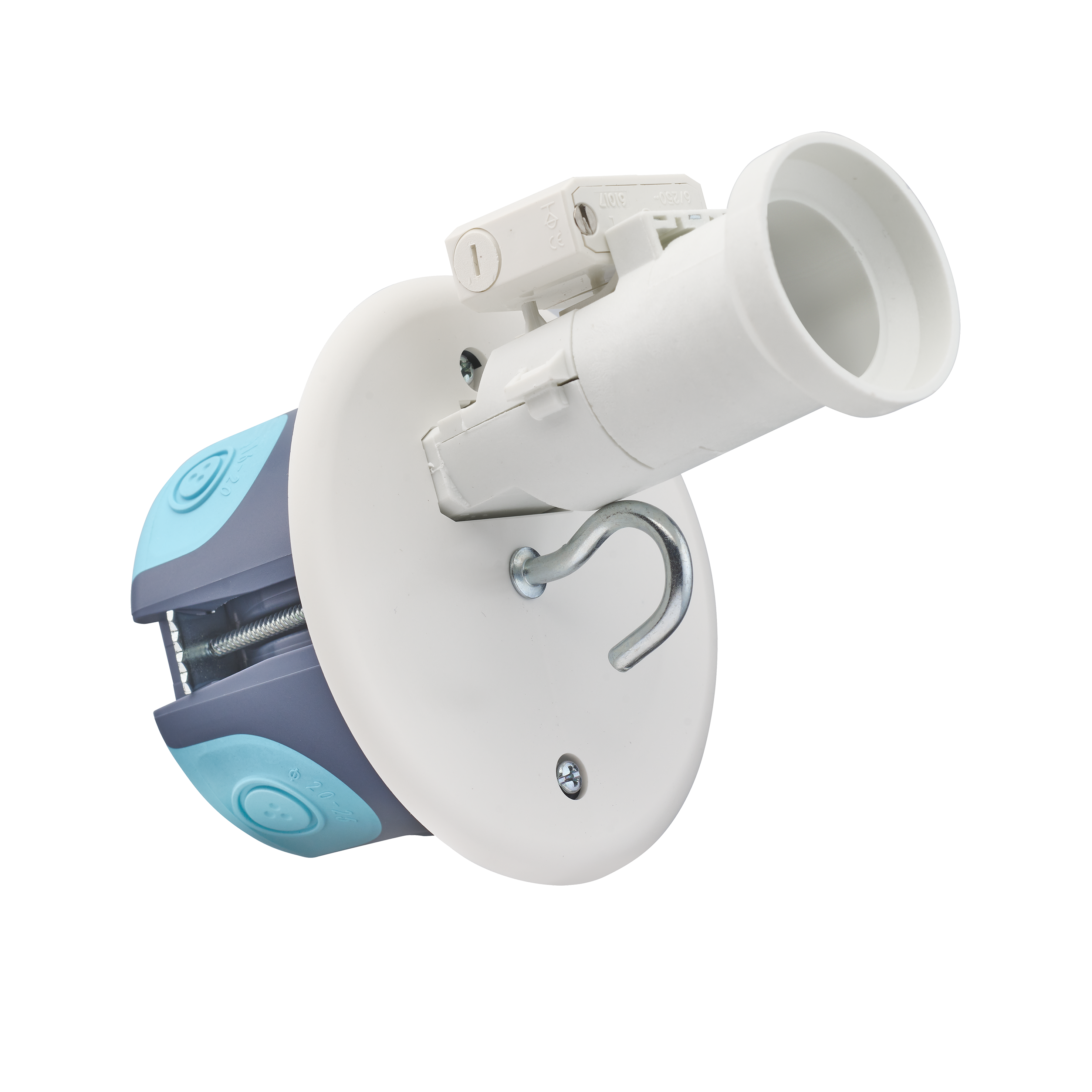 Boîte d'encastrement DCL pour plafond et douille E27, cloison creuse 1 ...