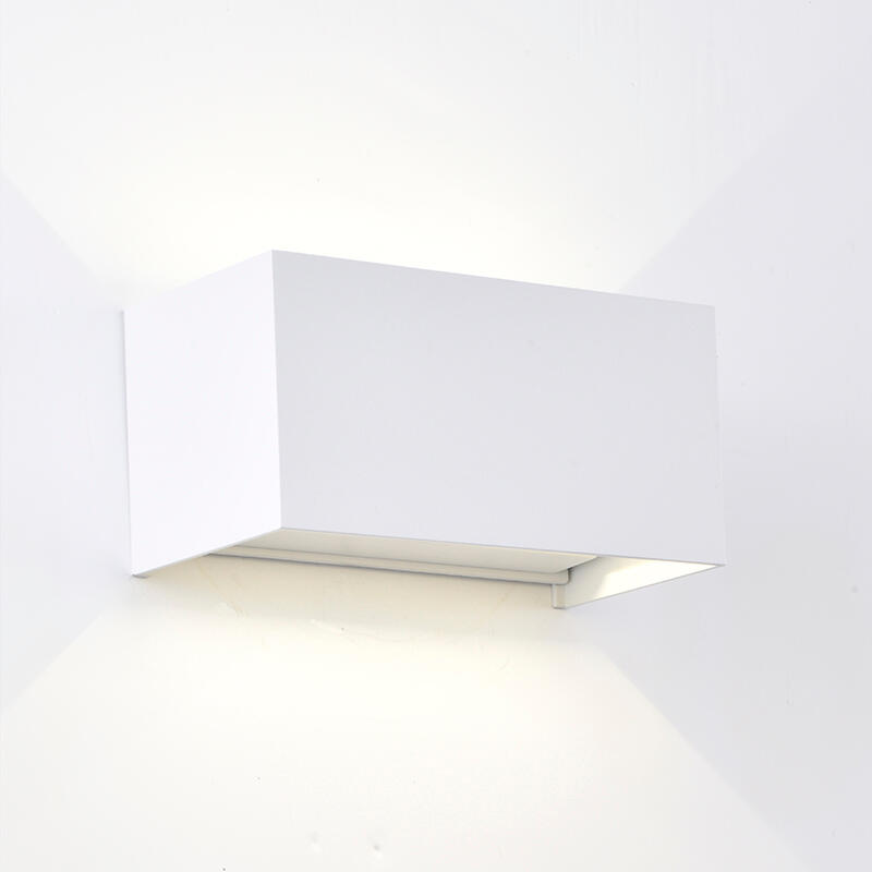 Applique LED moderno da esterno DAVOS DOUBLE bianco, MANTRA IP54 bianco ...