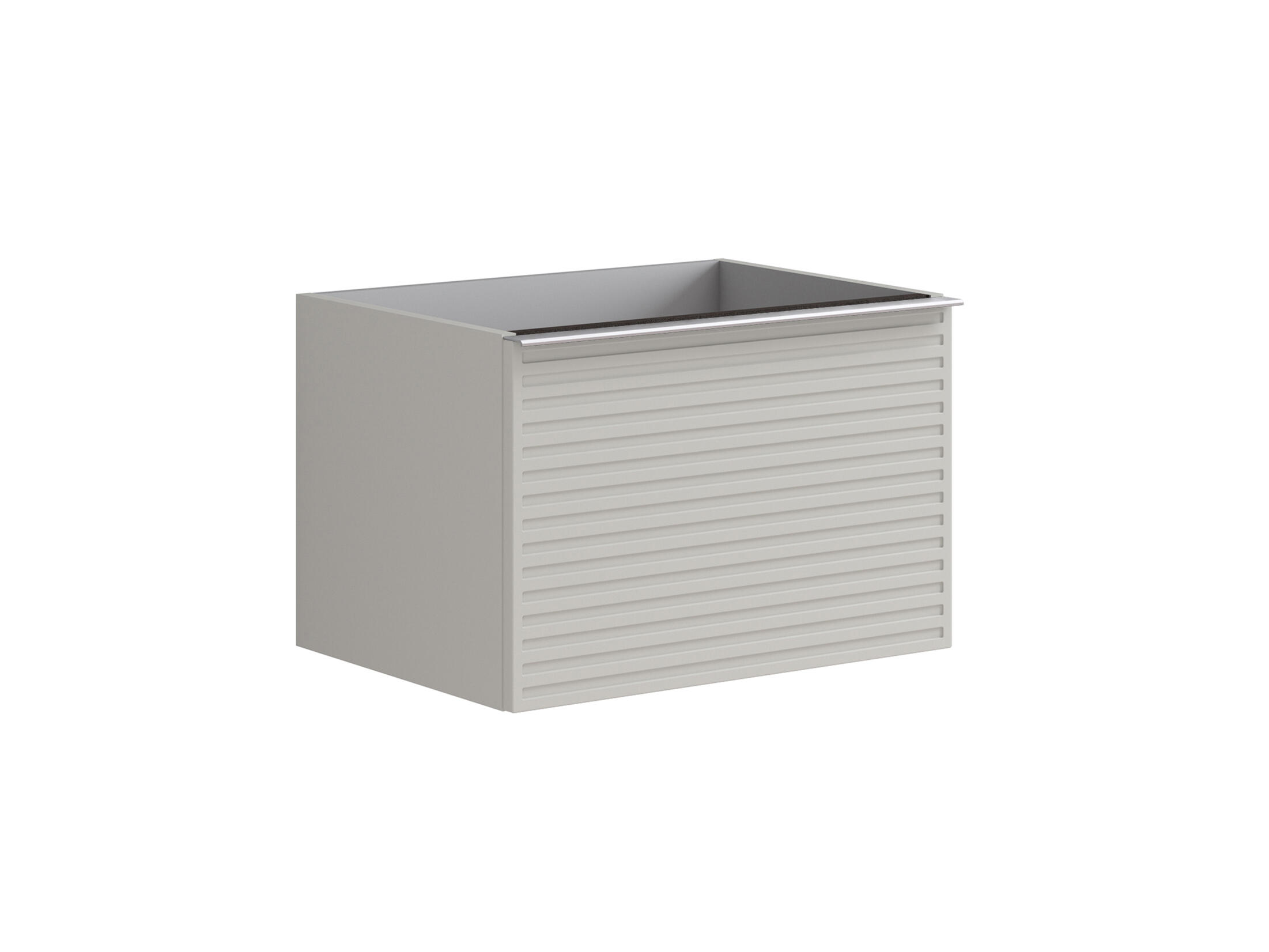 Mobile da bagno sotto lavabo Pixel laccato opaco grigio pastello L 60 x ...