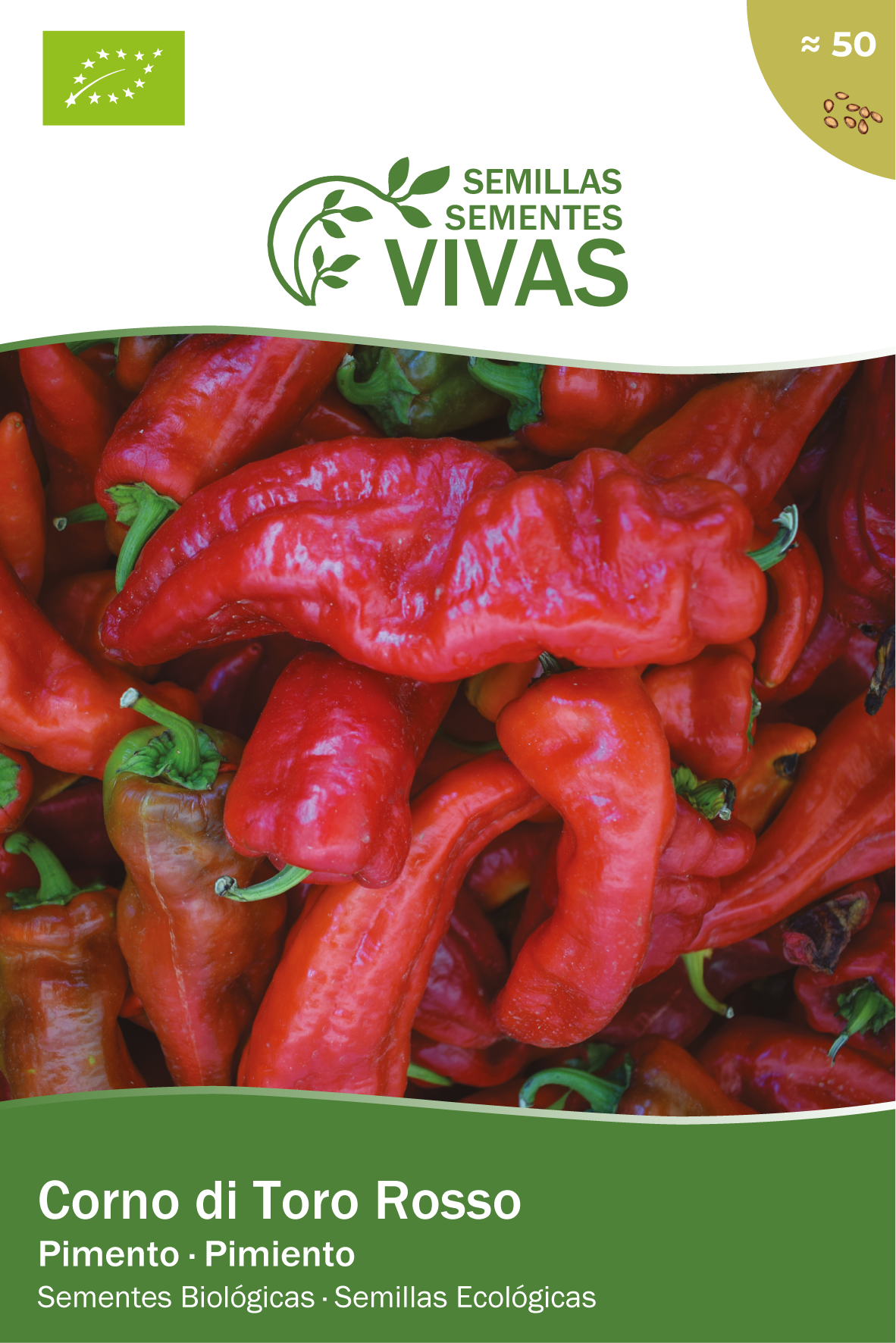 Semilla de pimiento corno toro rosso Bio | Leroy Merlin