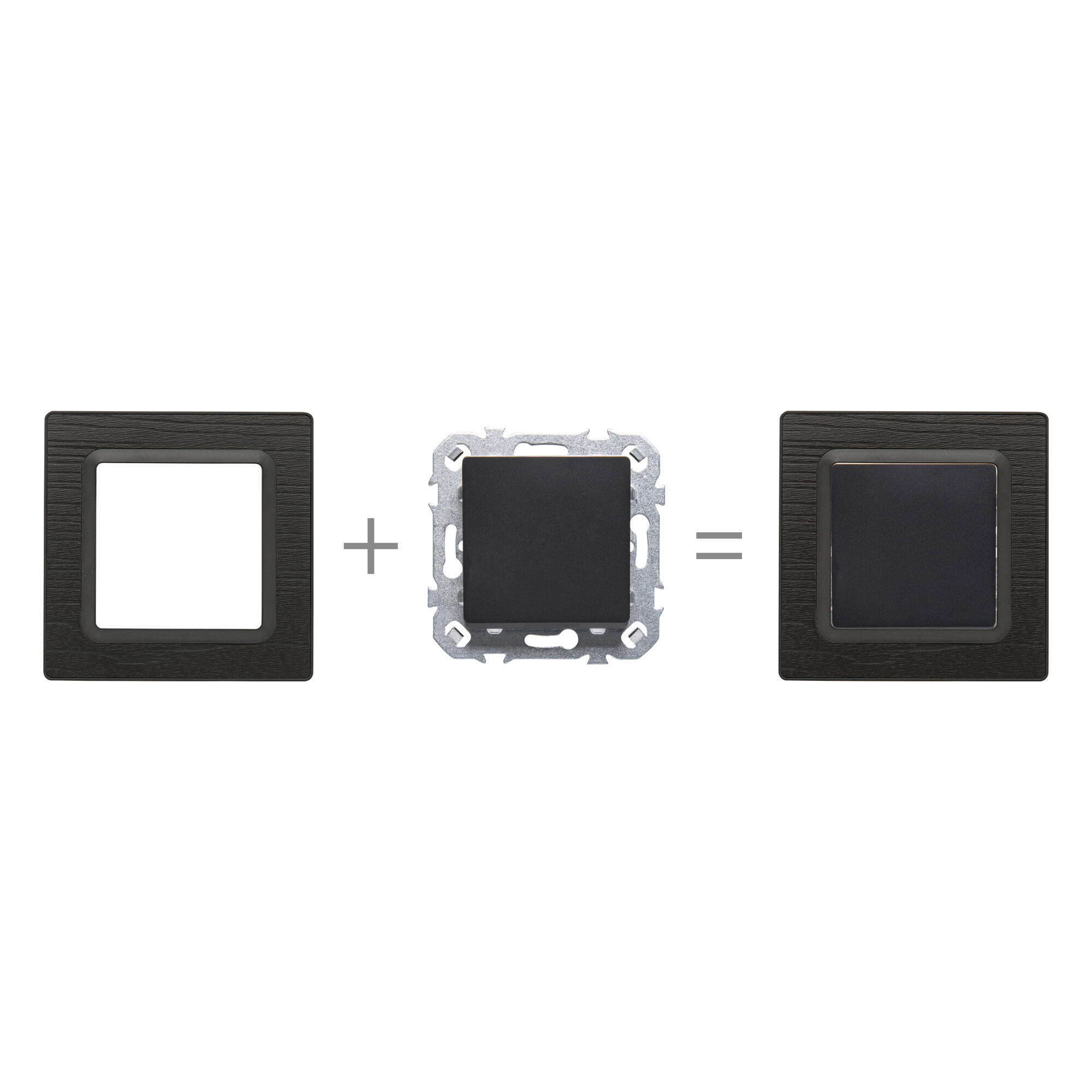 Interruptor doble LEXMAN Luxia color blanco | Leroy Merlin