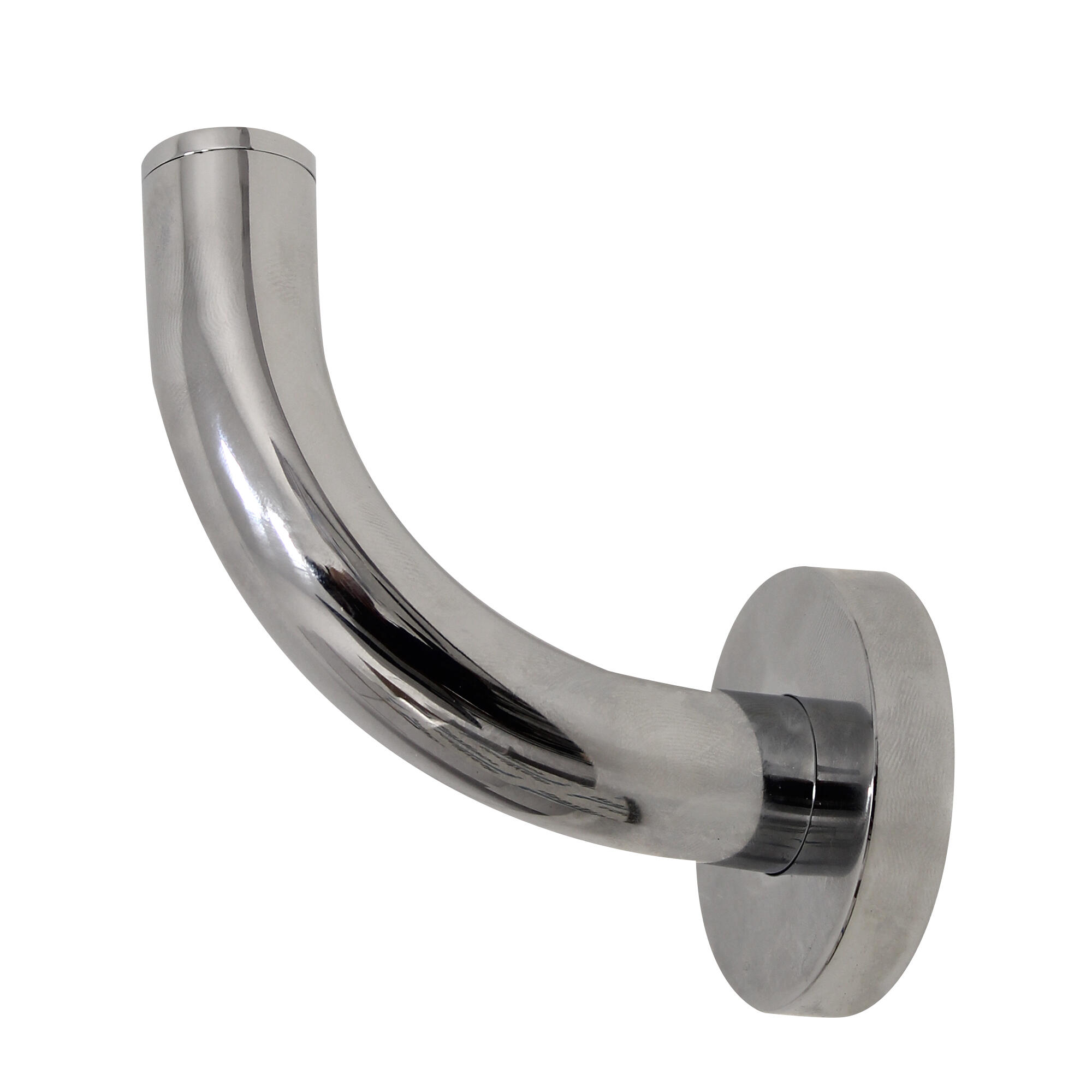 Percha/perchero acero inoxidable gris con 1 gancho | Leroy Merlin