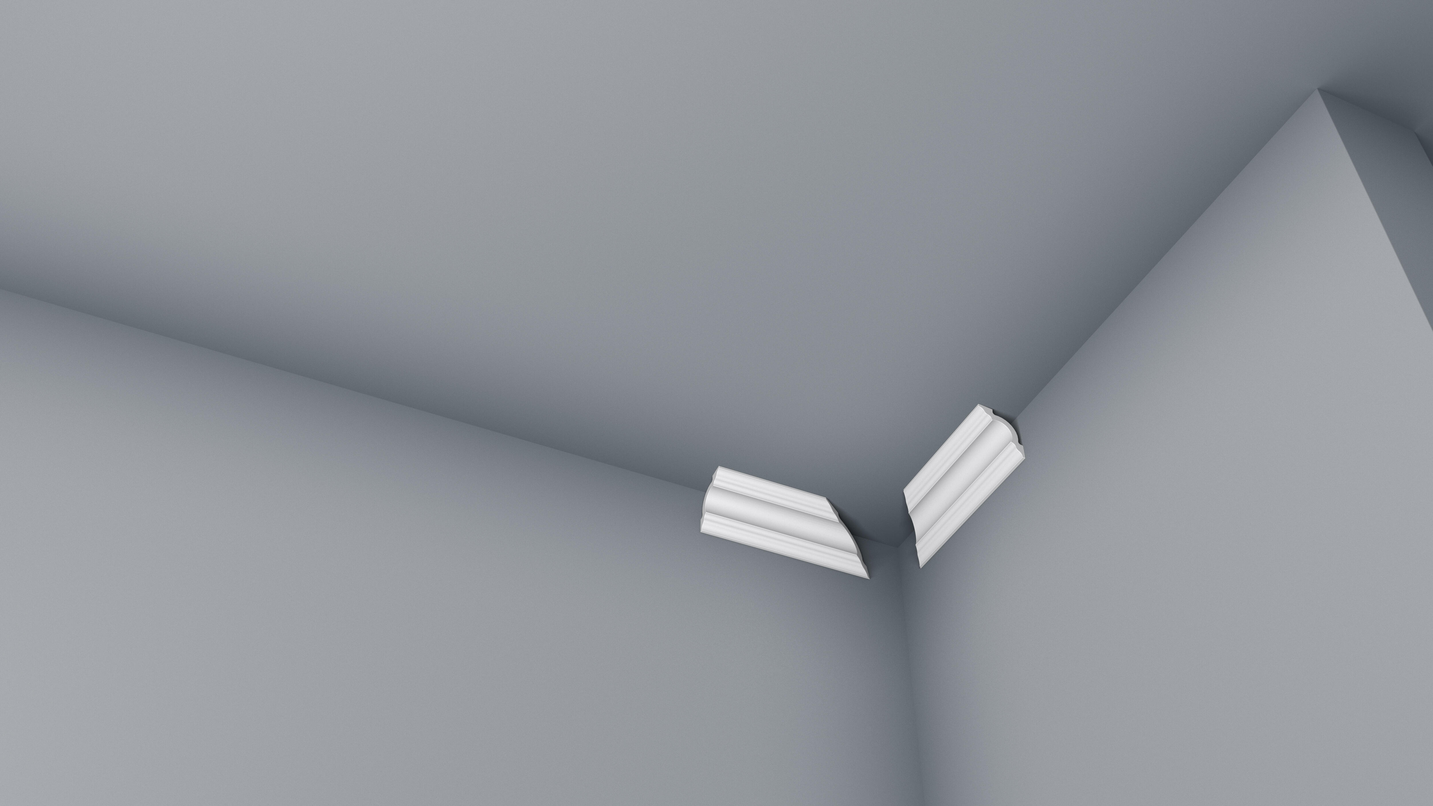 Lot de 2 angles intérieurs pour moulure de plafond D8, 190 mm | Leroy ...