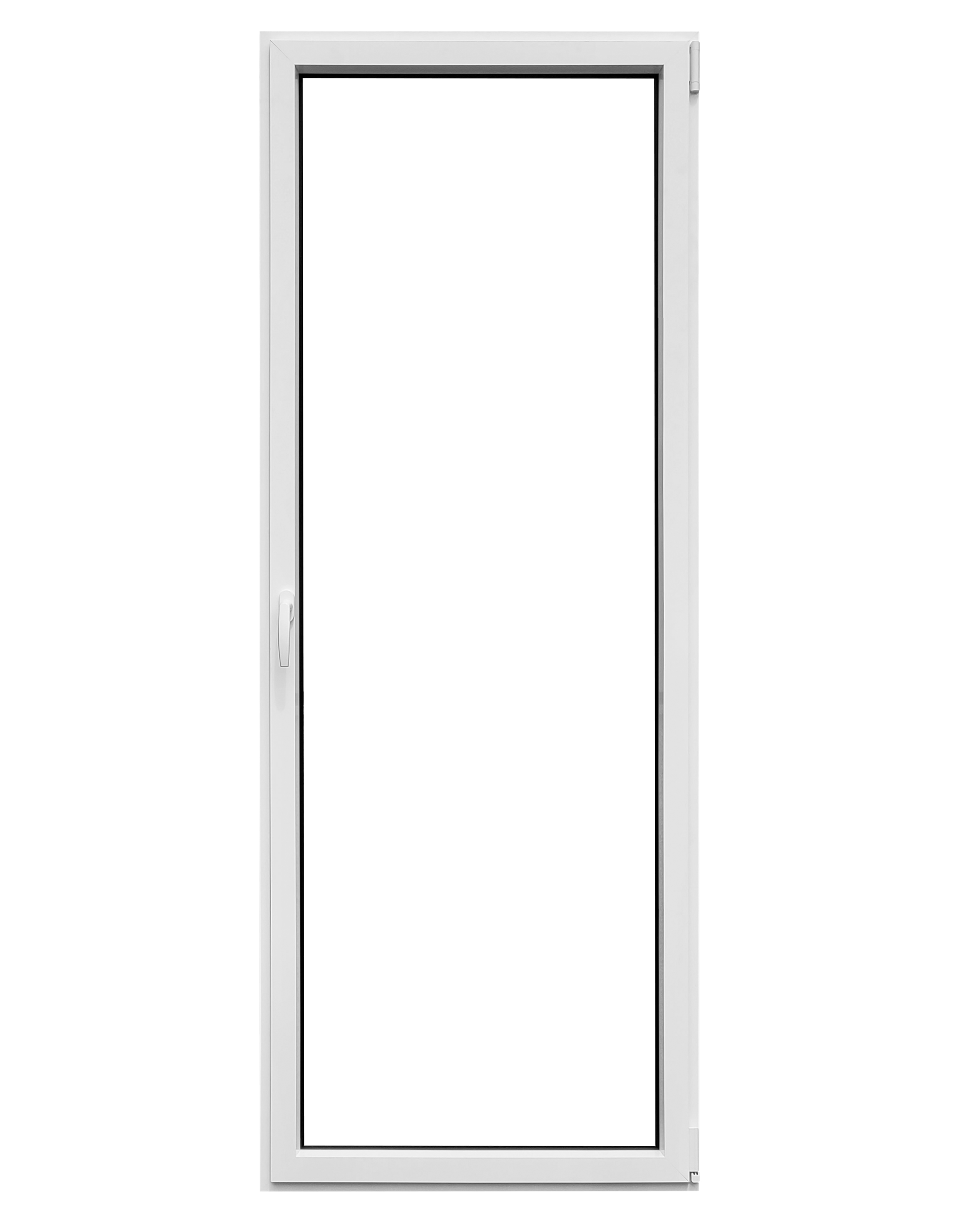 Porte-fenêtre aluminium H.215 x l.80 cm ouvrant à la française 1 ...