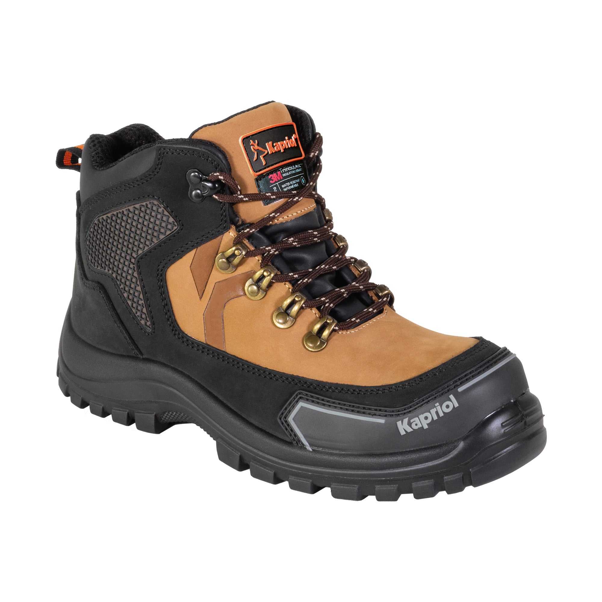 Chaussures de sécurité hautes S3L KAPRIOL yosemite marron T44 | Leroy ...