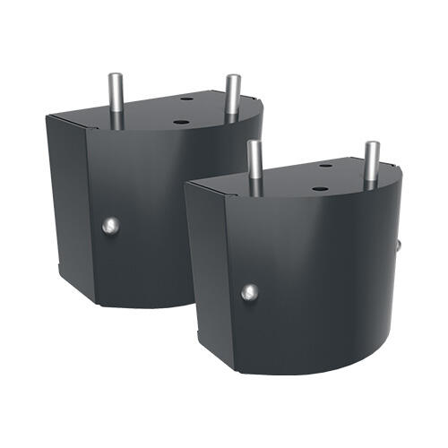 Pied pour cache-climatiseur, OUTSTEEL Brousse gris anthracite, l.7.5 x ...