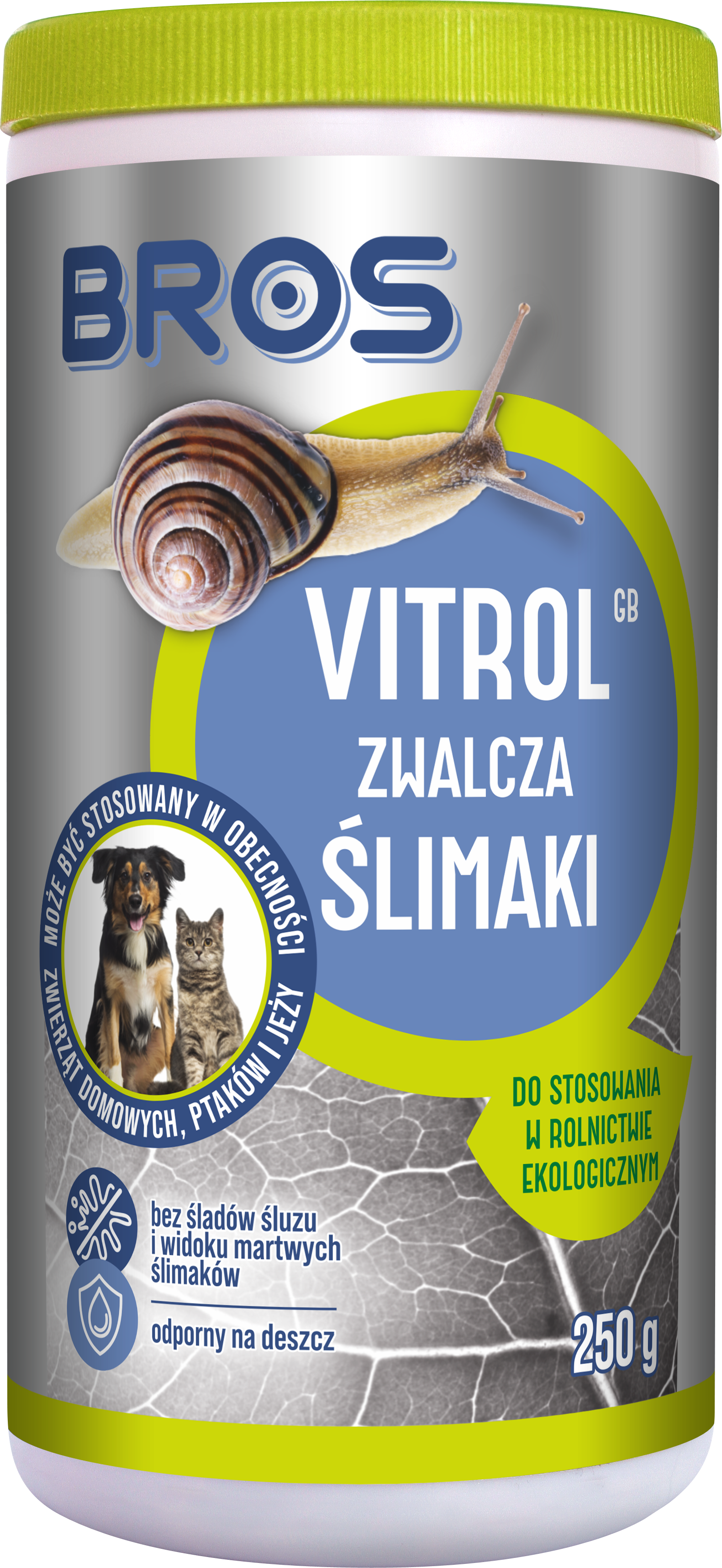 Środek na ślimaki Vitrol 250g Bros - Leroy Merlin