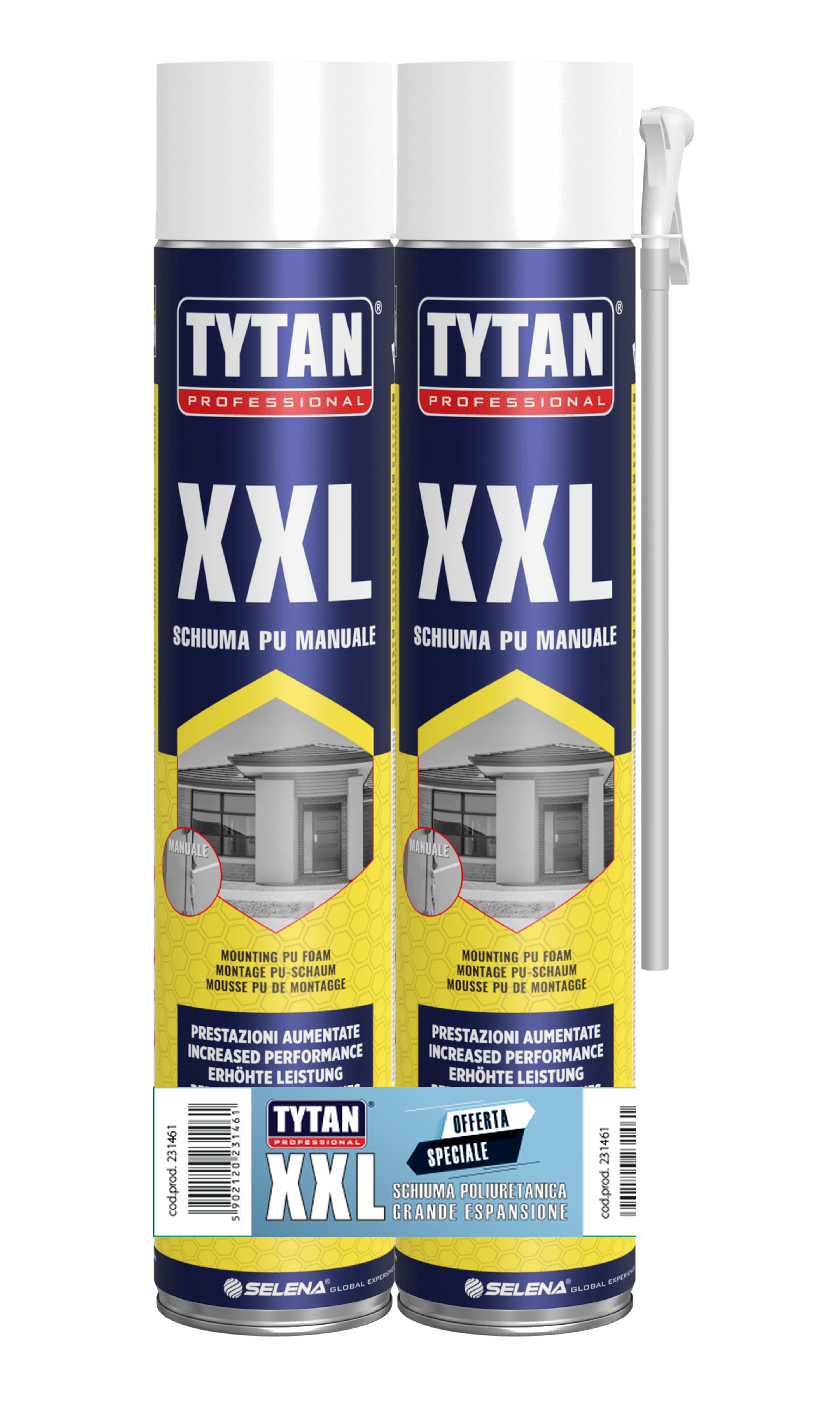 Schiuma espansa poliuretanica TYTAN Bipack XXL per riempire 670 ml ...