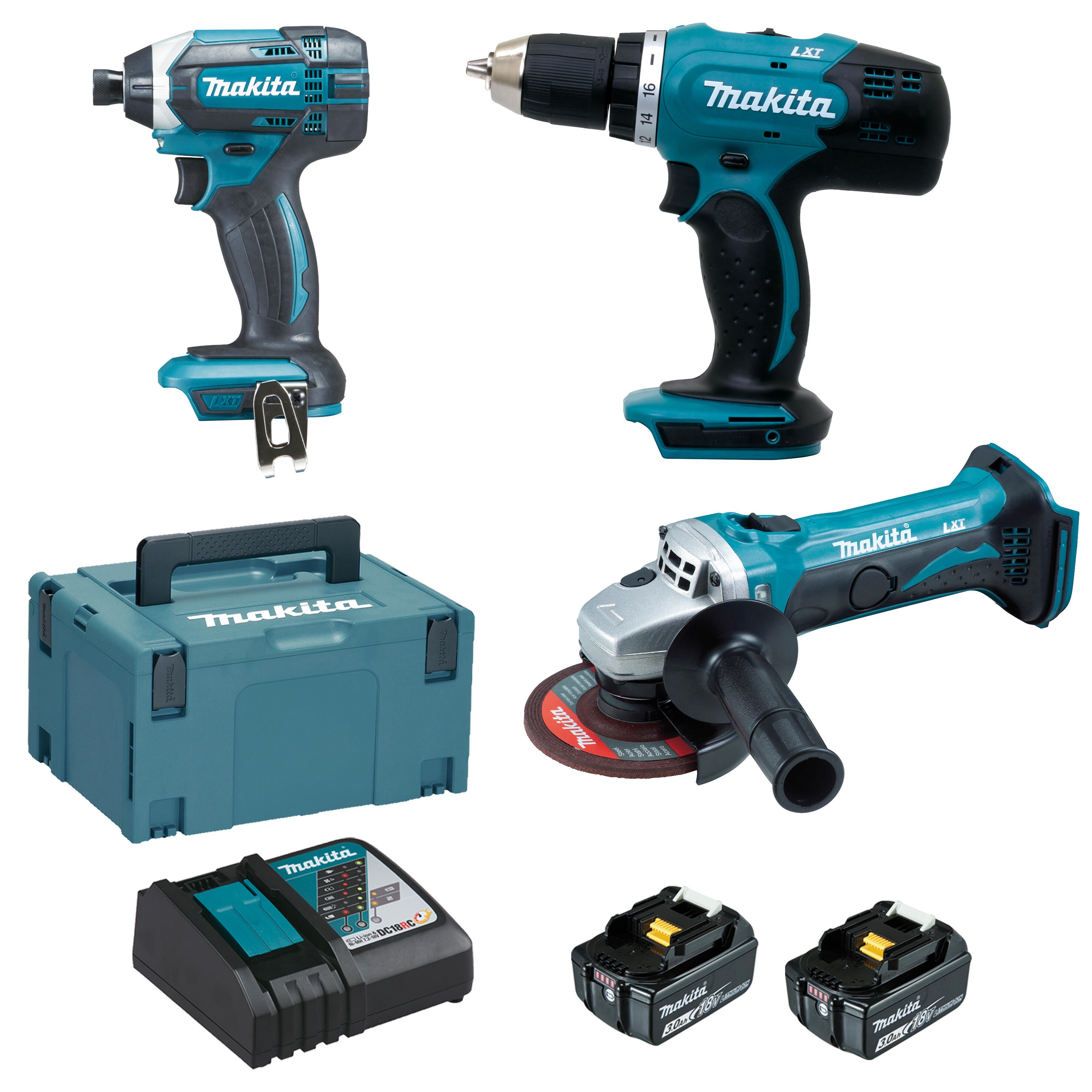 Pack de 3 outils sans fils MAKITA, 2 batteries 3Ah | Leroy Merlin