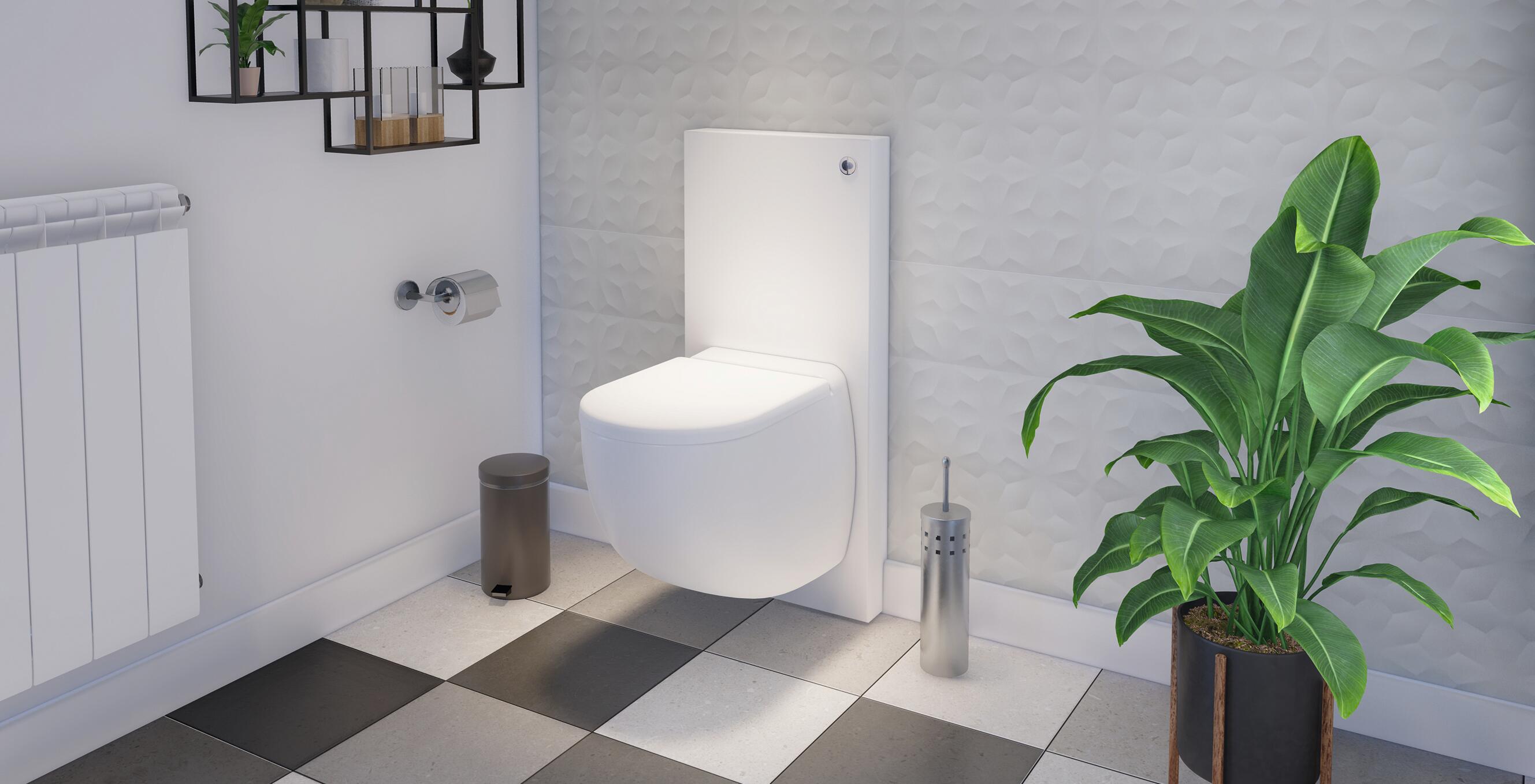 WC suspendu avec broyeur intégré mécanisme silencieux Comfort box blanc ...