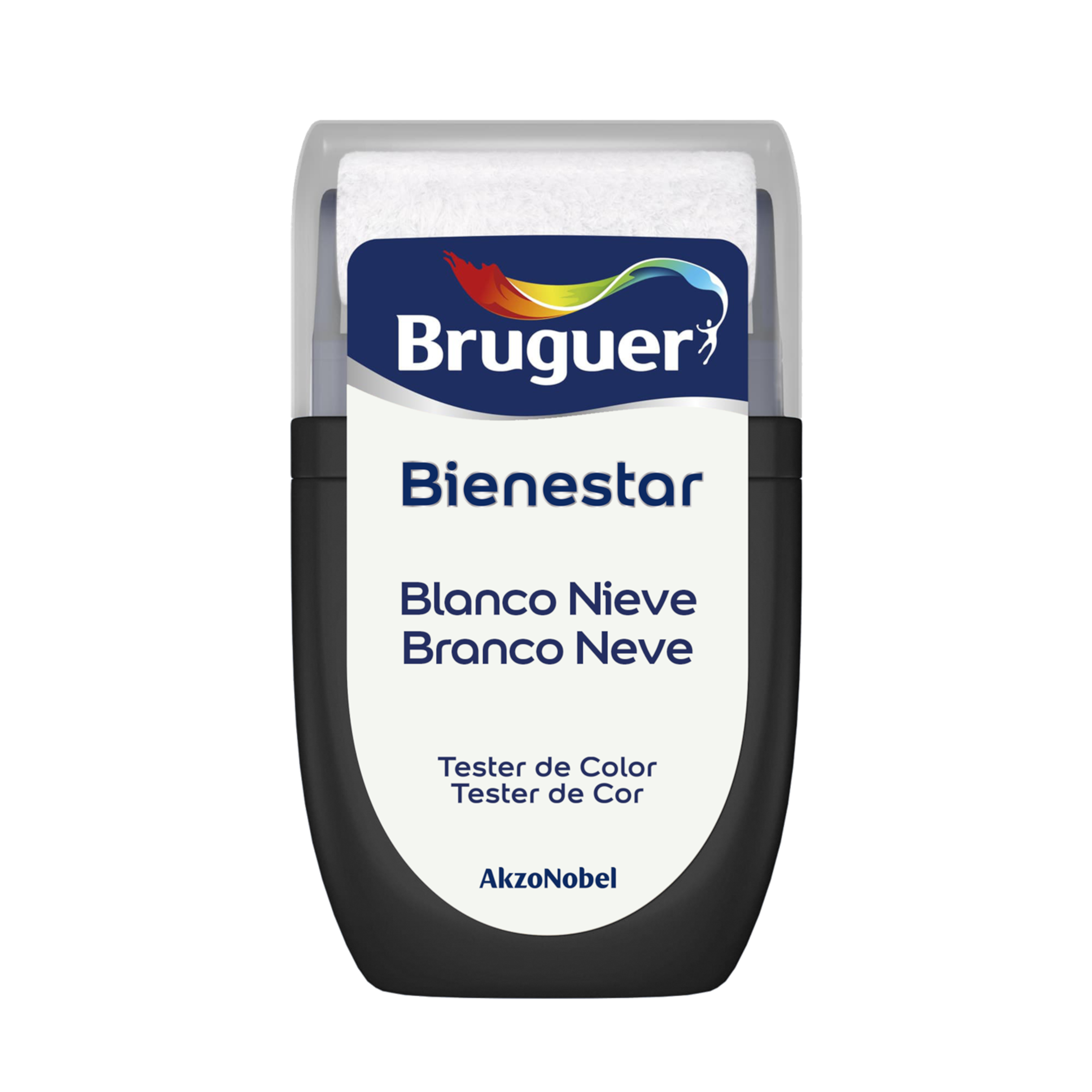 Tester de pintura Bienestar BRUGUER color blanco nieve mate 30ml para ...