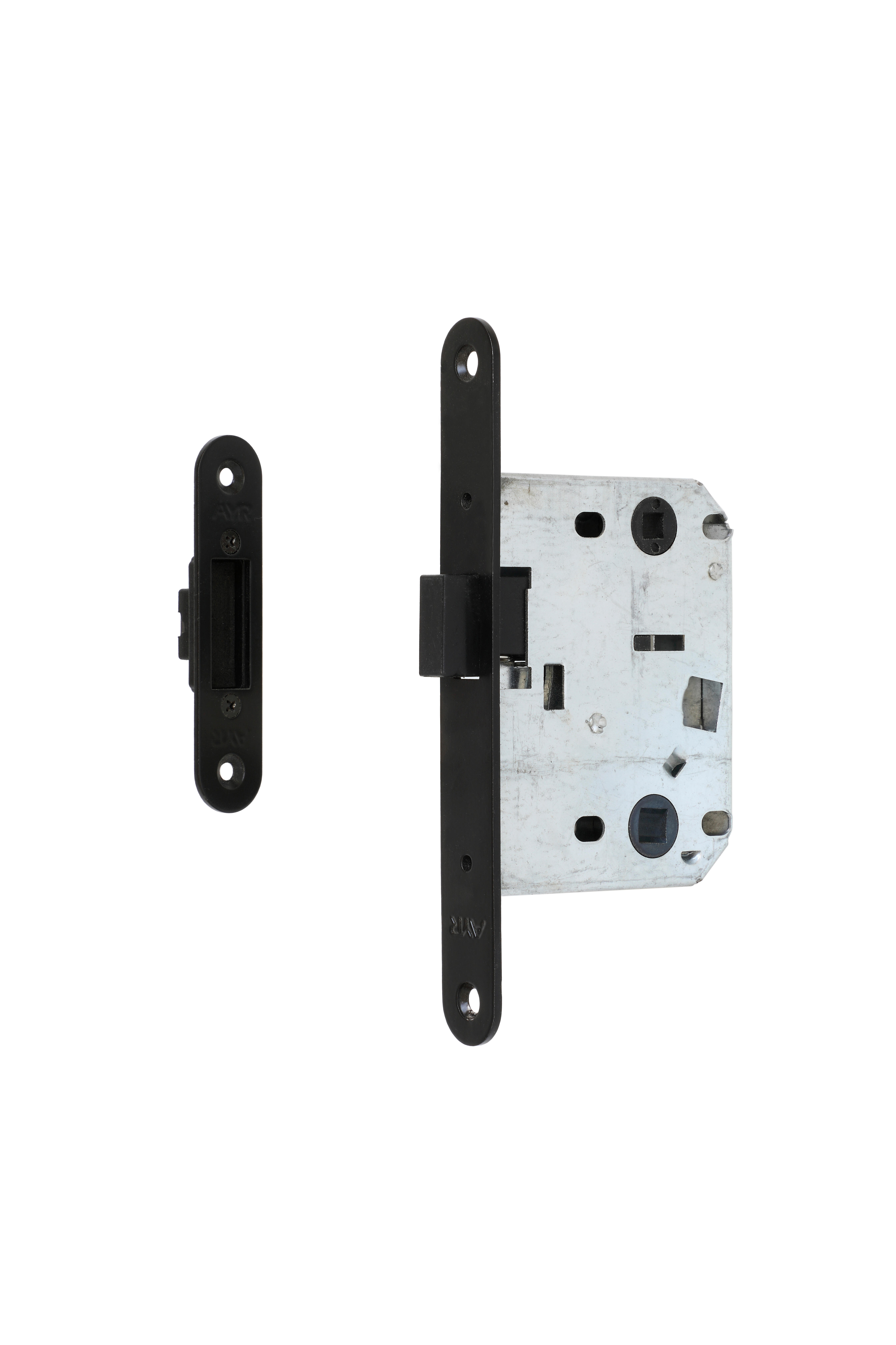 Picaporte magnético de acero color negro | Leroy Merlin