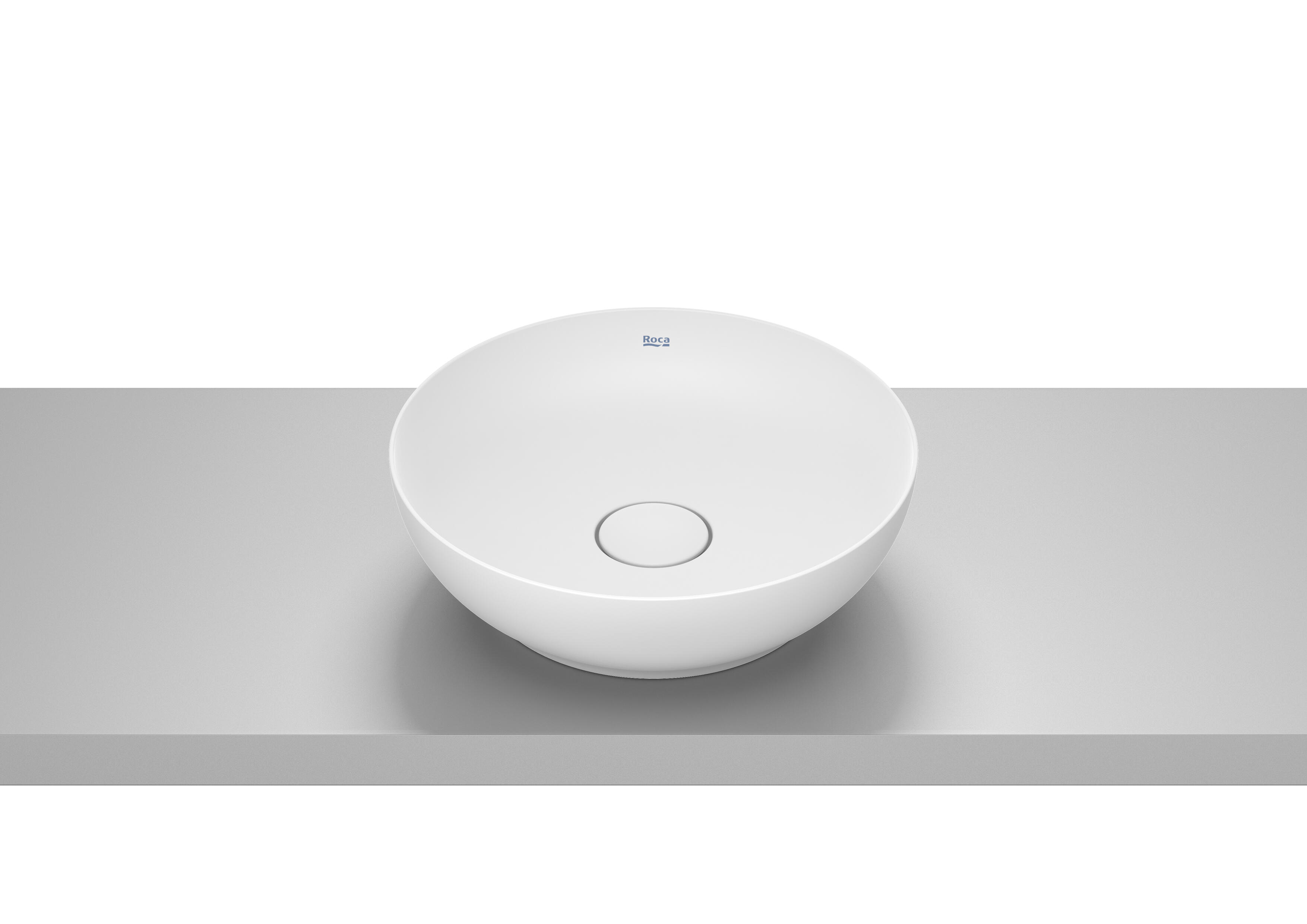 Lavabo de sobreponer Roca Bol blanco 42.5x13x42.5 cm | Leroy Merlin