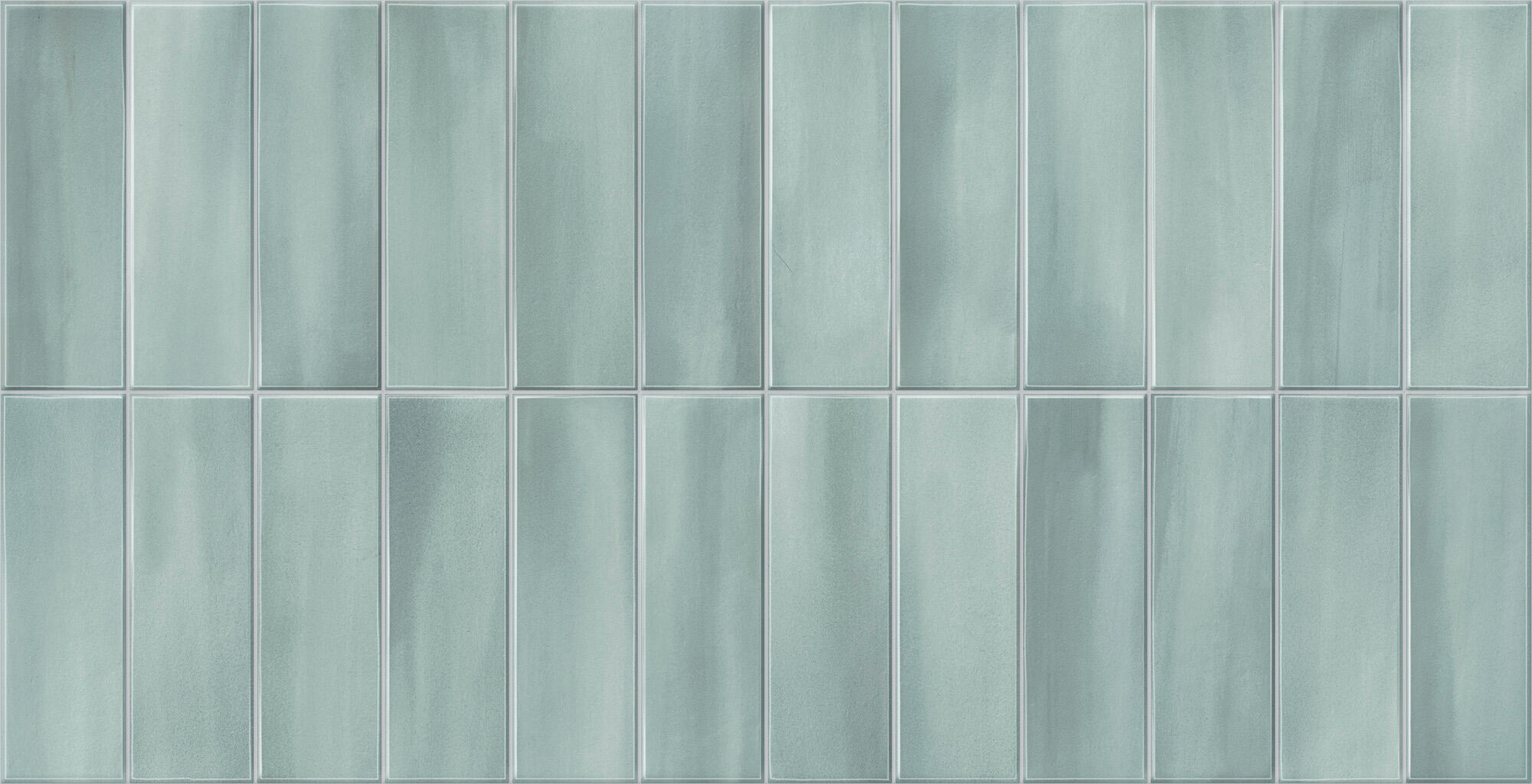 Azulejo porcelánico Deco Allure efecto zellige verde 32x62.5 cm | Leroy ...