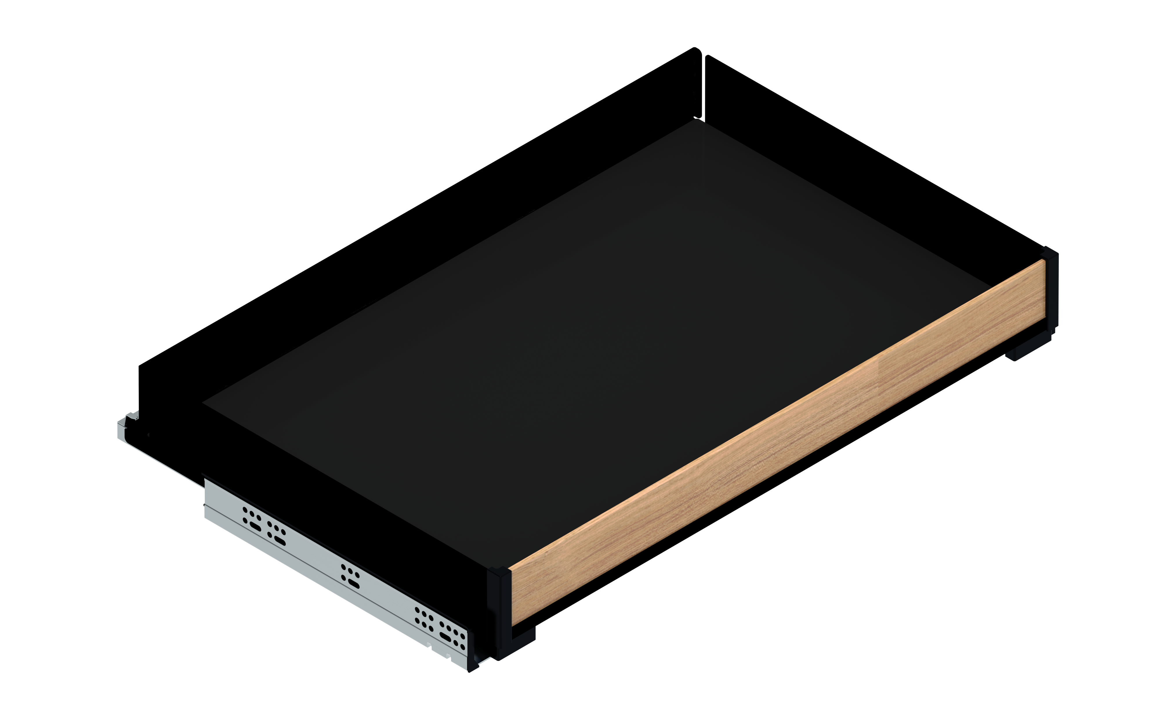 Szuflada wewnętrzna Maxima Puro 80 x 8 x 48 cm czarna Rejs - Leroy Merlin