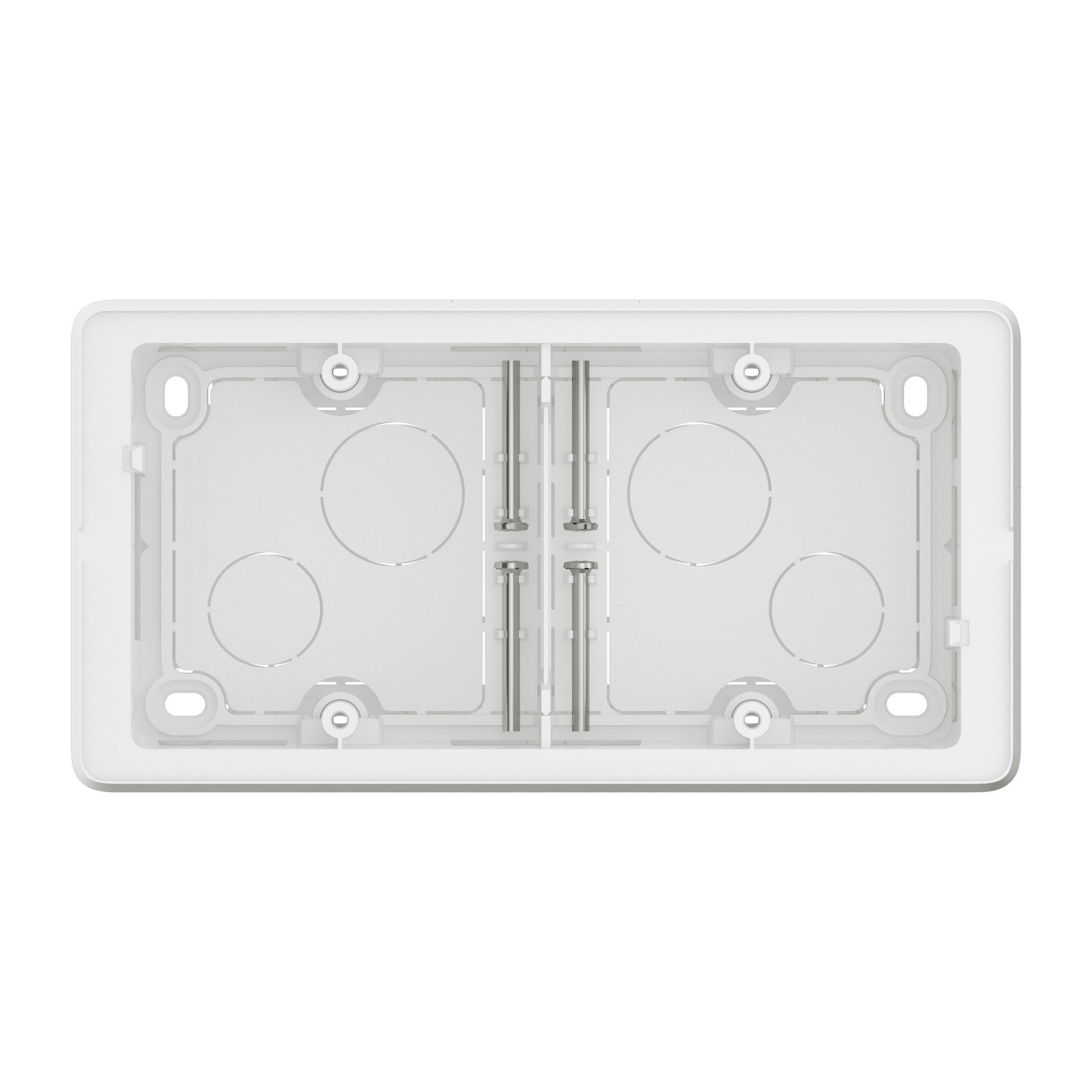 Double cadre saillie, Céliane LEGRAND blanc | Leroy Merlin