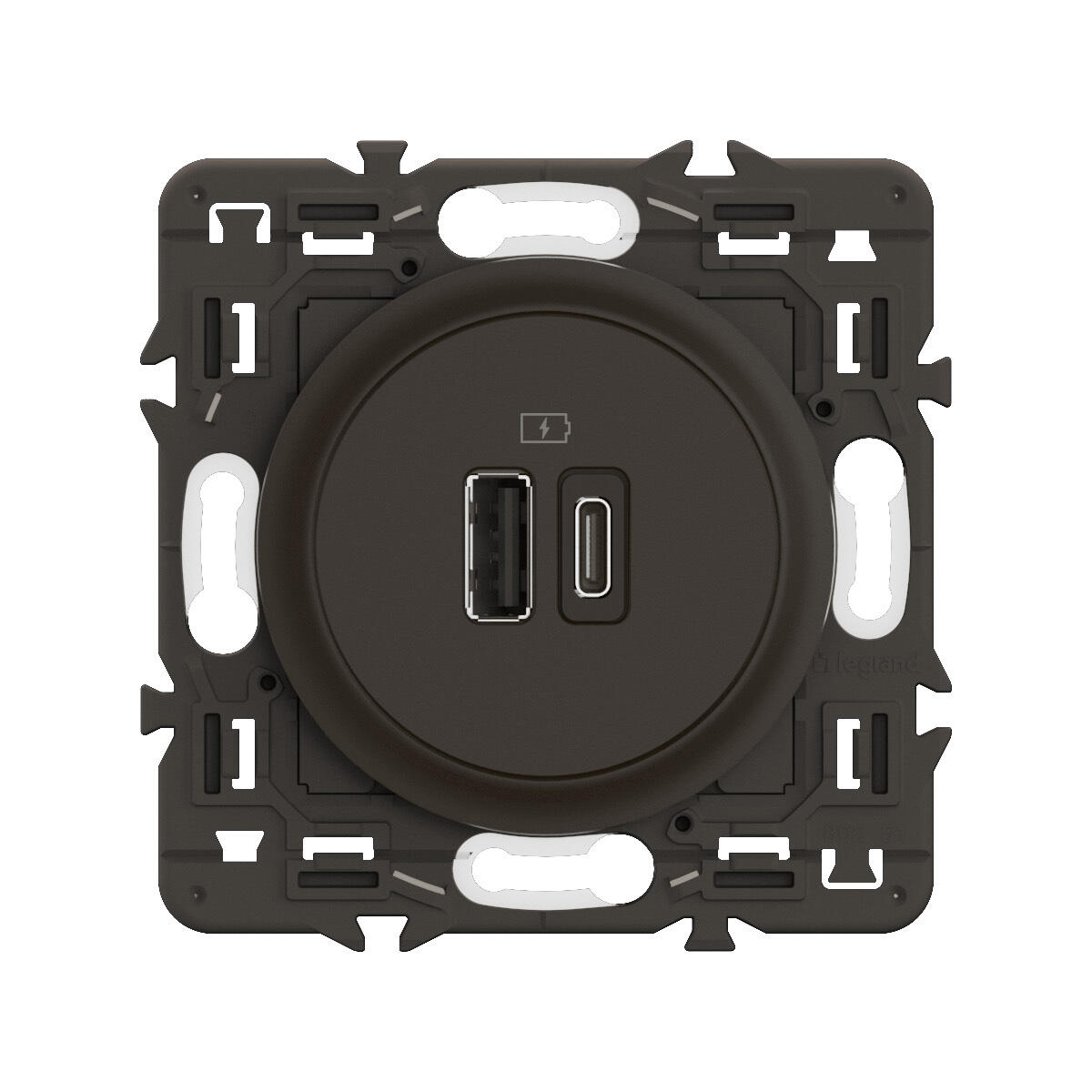 Double prise chargeur USB à assembler Céliane, LEGRAND noir | Leroy Merlin