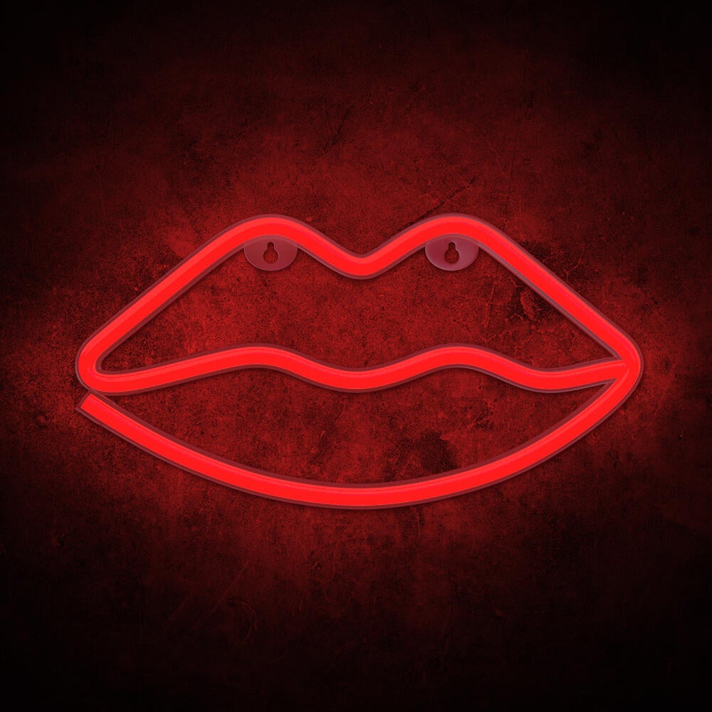 Tira de led neón Labios Rojo Forever Light 3 lm luz rojo 0.145 m IP20 ...
