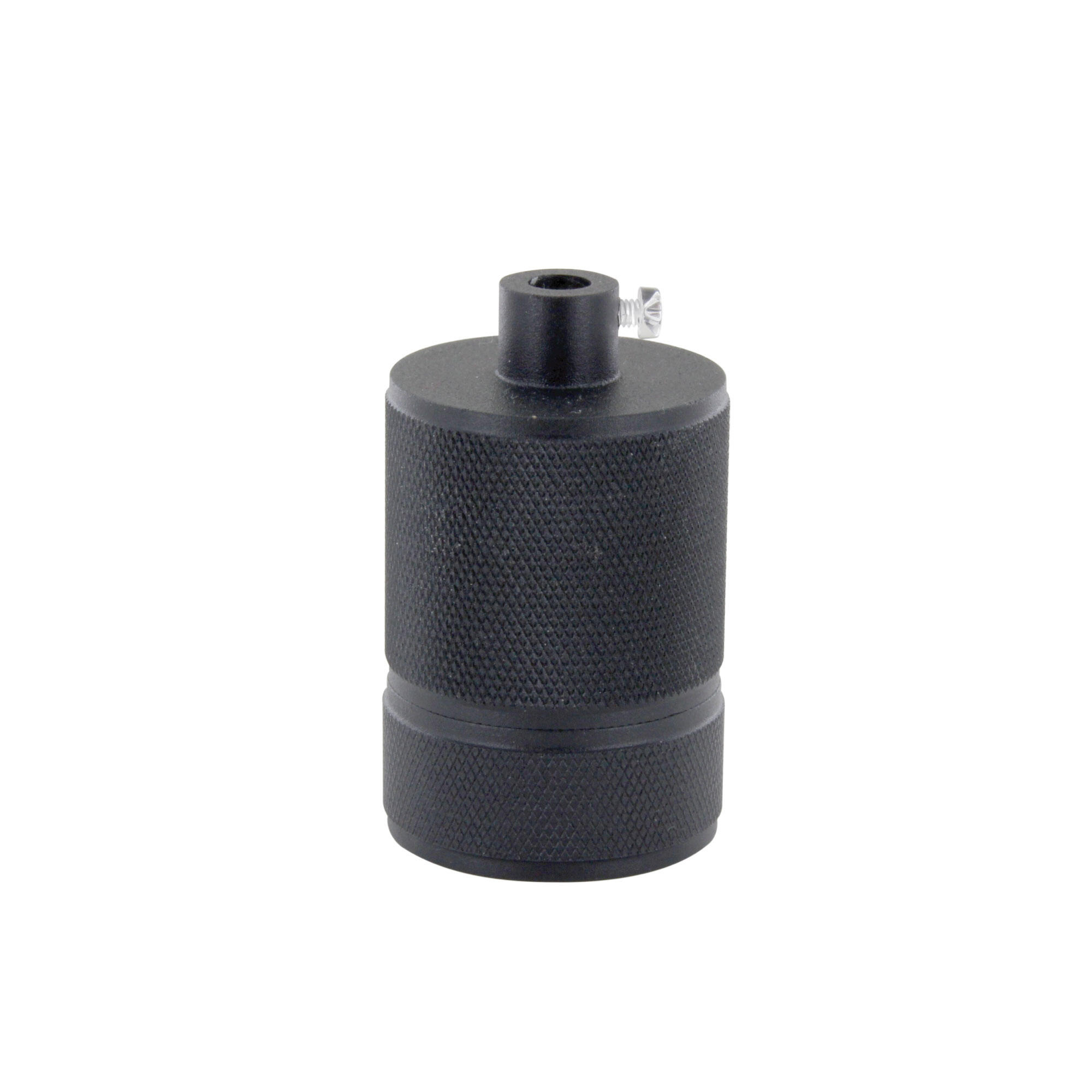 Casquillo aluminio negro | Leroy Merlin