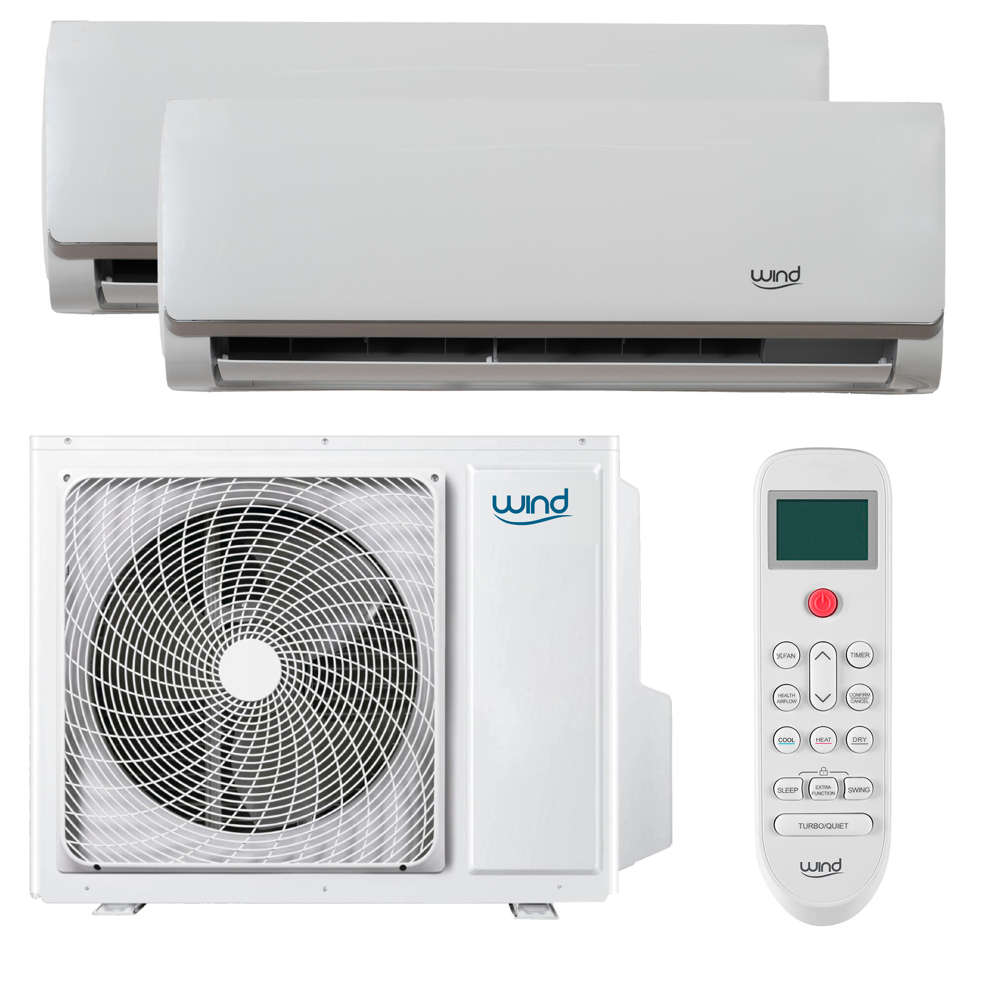 Aire acondicionado multisplit 2x1 WIND TC5 2000+3000 fg WIFI | Leroy Merlin